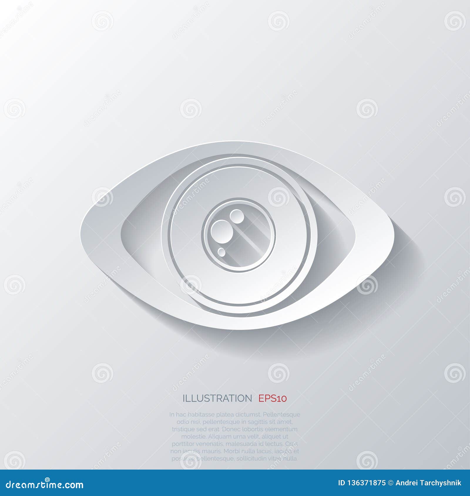 Eye Icon, Human Eye Symbol Vector Illustration. Stock Vector ...