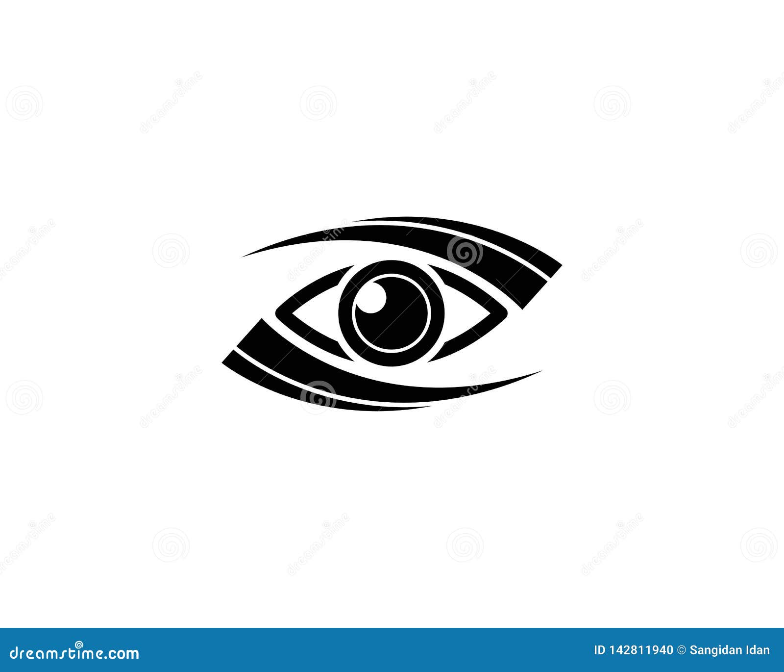 Eye Icon Logo Vector Template Stock Vector - Illustration of diagnosis ...