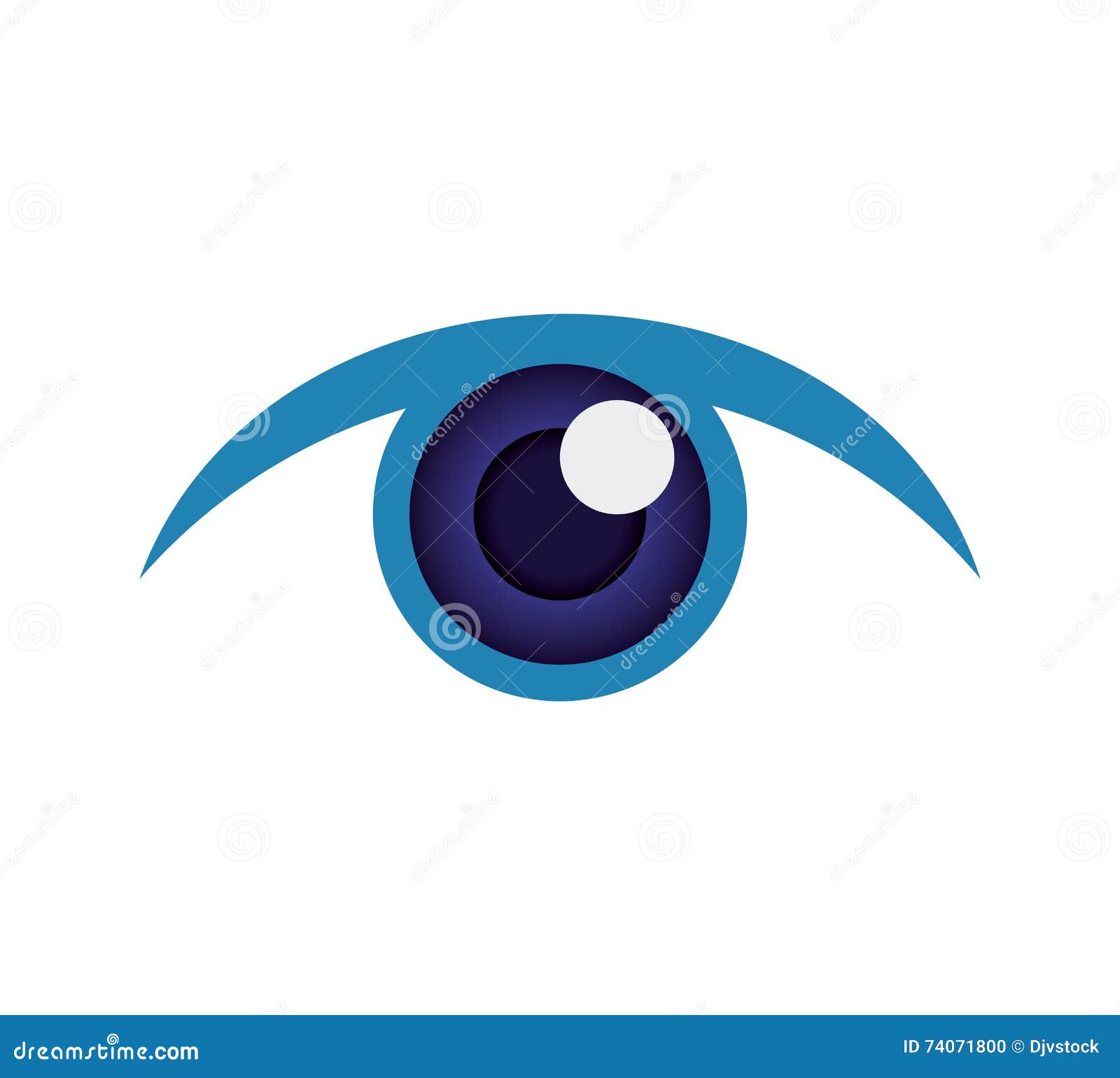 Eye Icon. Look Design. Vector Graphic Stock Illustration - Illustration ...