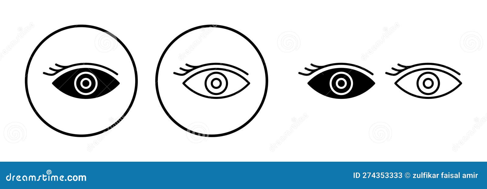 Eye Icon. Look and Vision Icon Stock Vector - Illustration of eyes ...