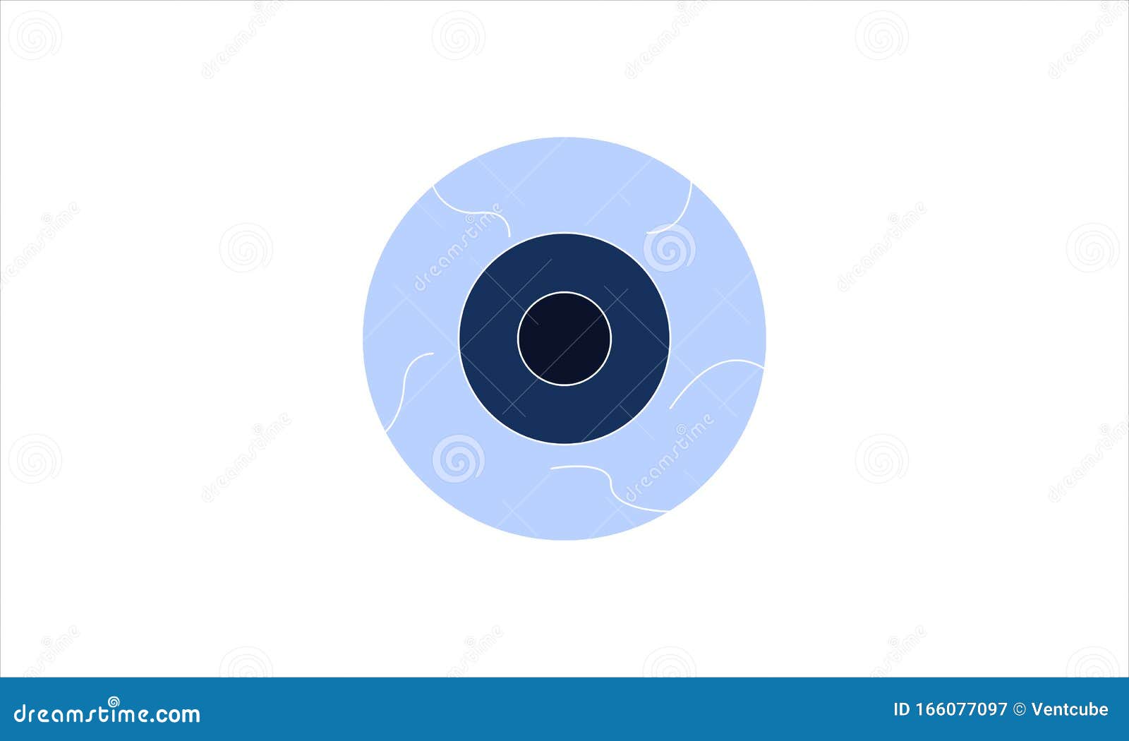 Eye Icon, Modern Minimal Flat Design Style, Vector Symbol Stock Vector ...