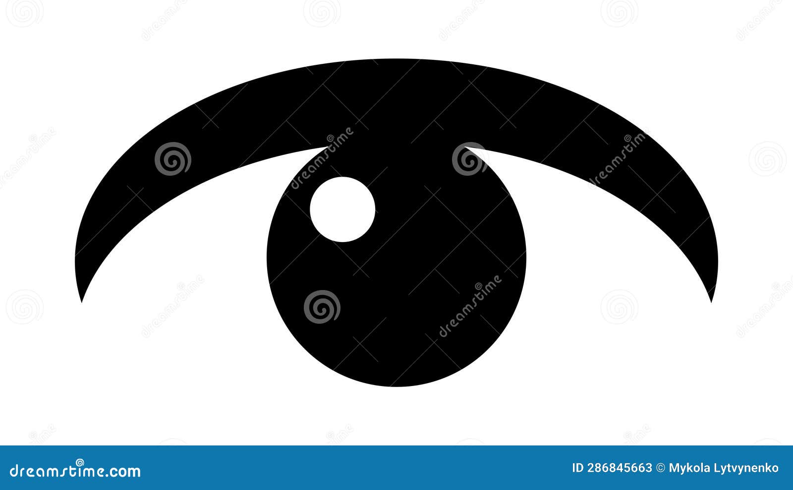 Eye Icon Number Content Views, Eye Count Web Page Views Stock ...