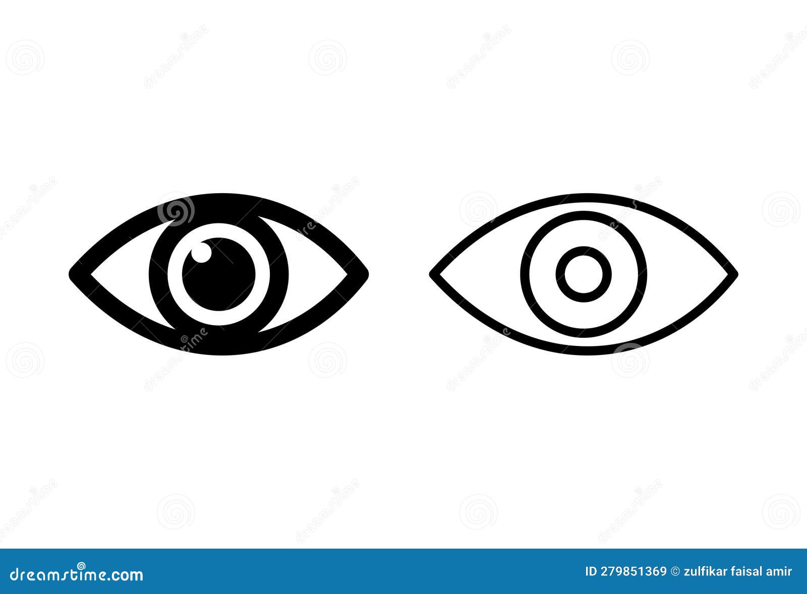 Eye Icon . Eye Vector Icon. Look and Vision Icon Stock Vector ...