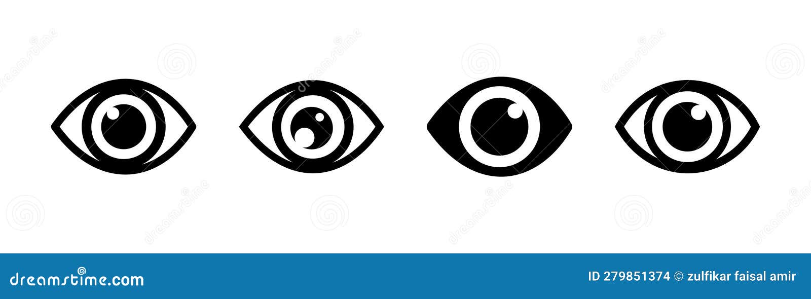 Eye Icon . Eye Vector Icon. Look and Vision Icon Stock Vector ...