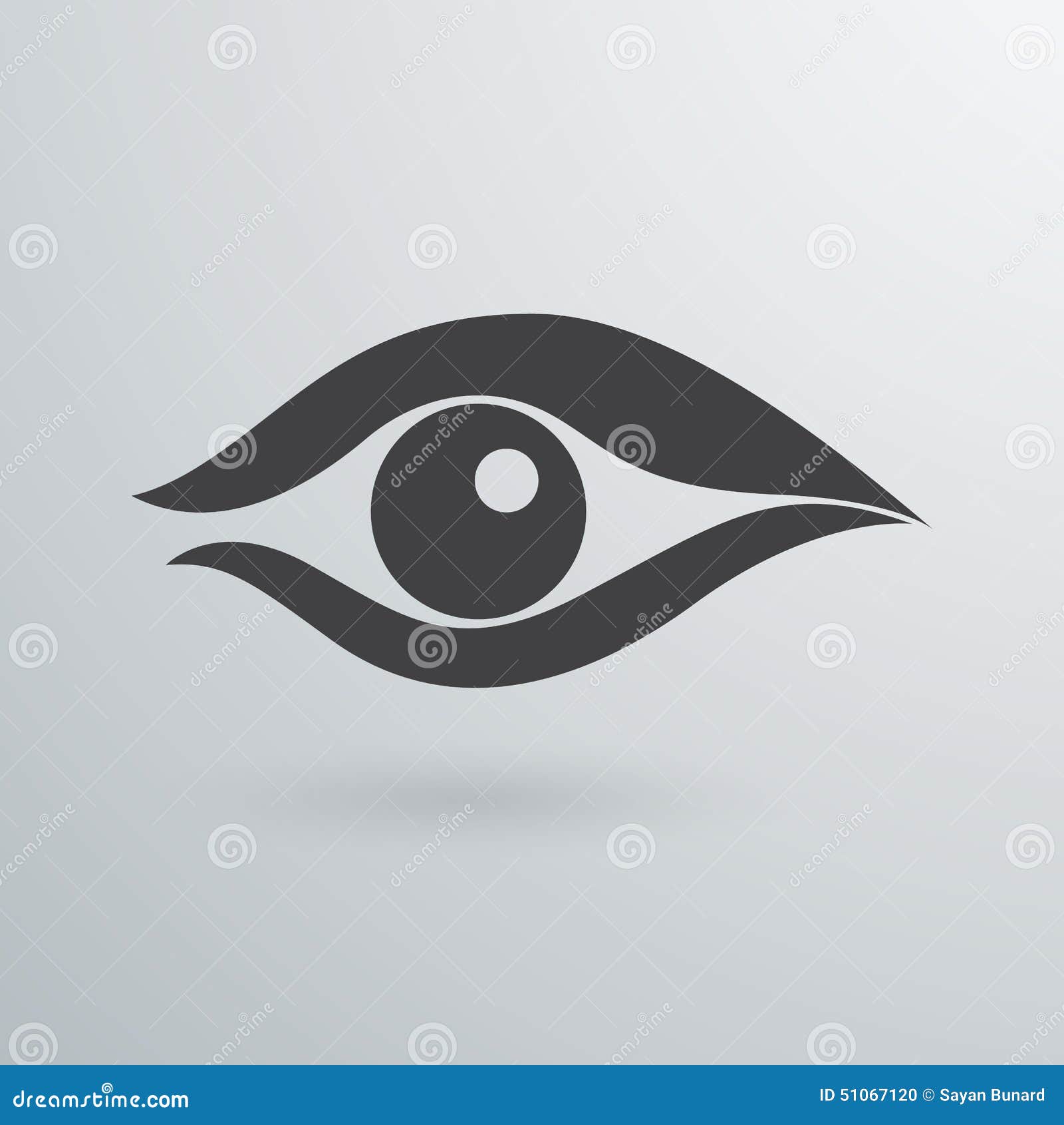 Eye icon stock vector. Illustration of icon, concept - 51067120
