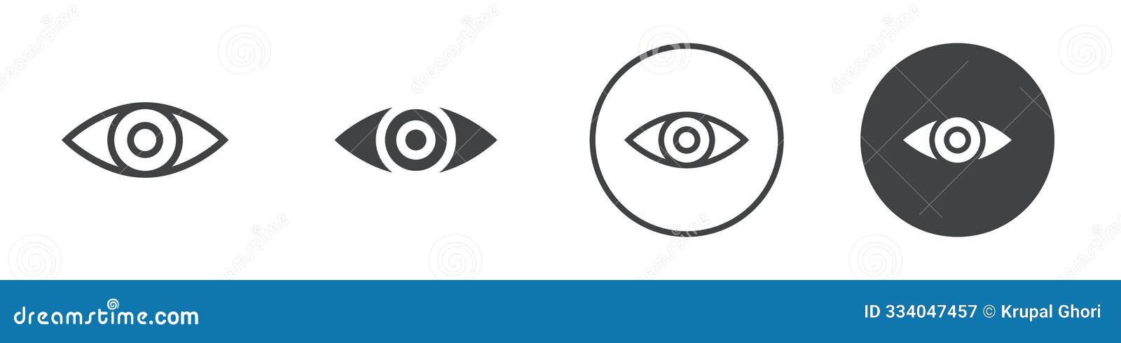 Eye Icon Vector Logo Outline Stock Vector - Illustration of science ...