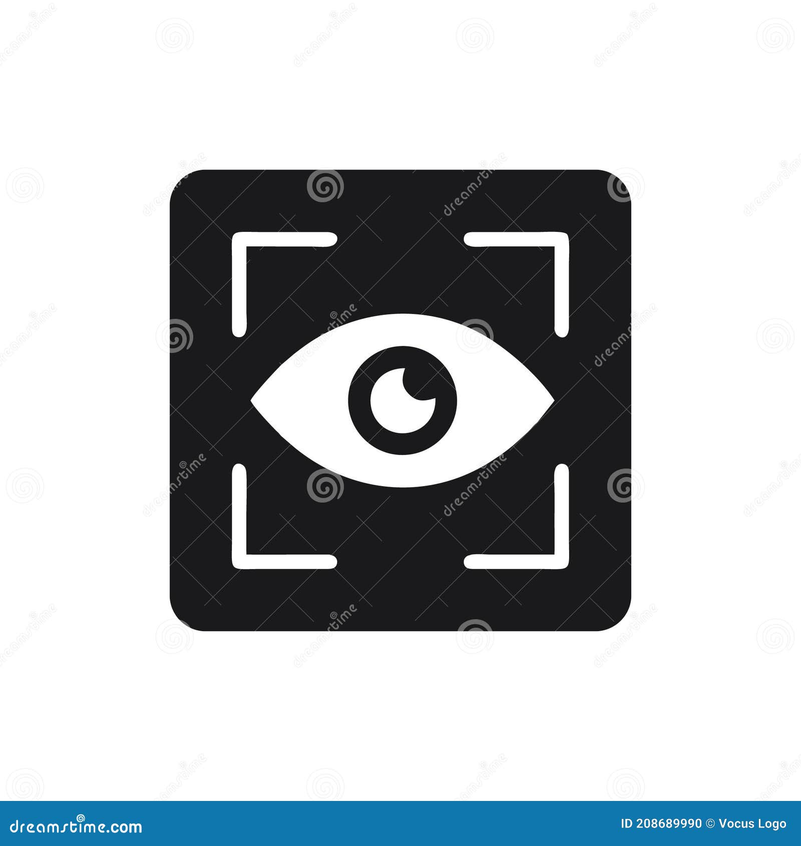 Eye Icon Vector. Look and Vision Symbol Stock Vector - Illustration of ...
