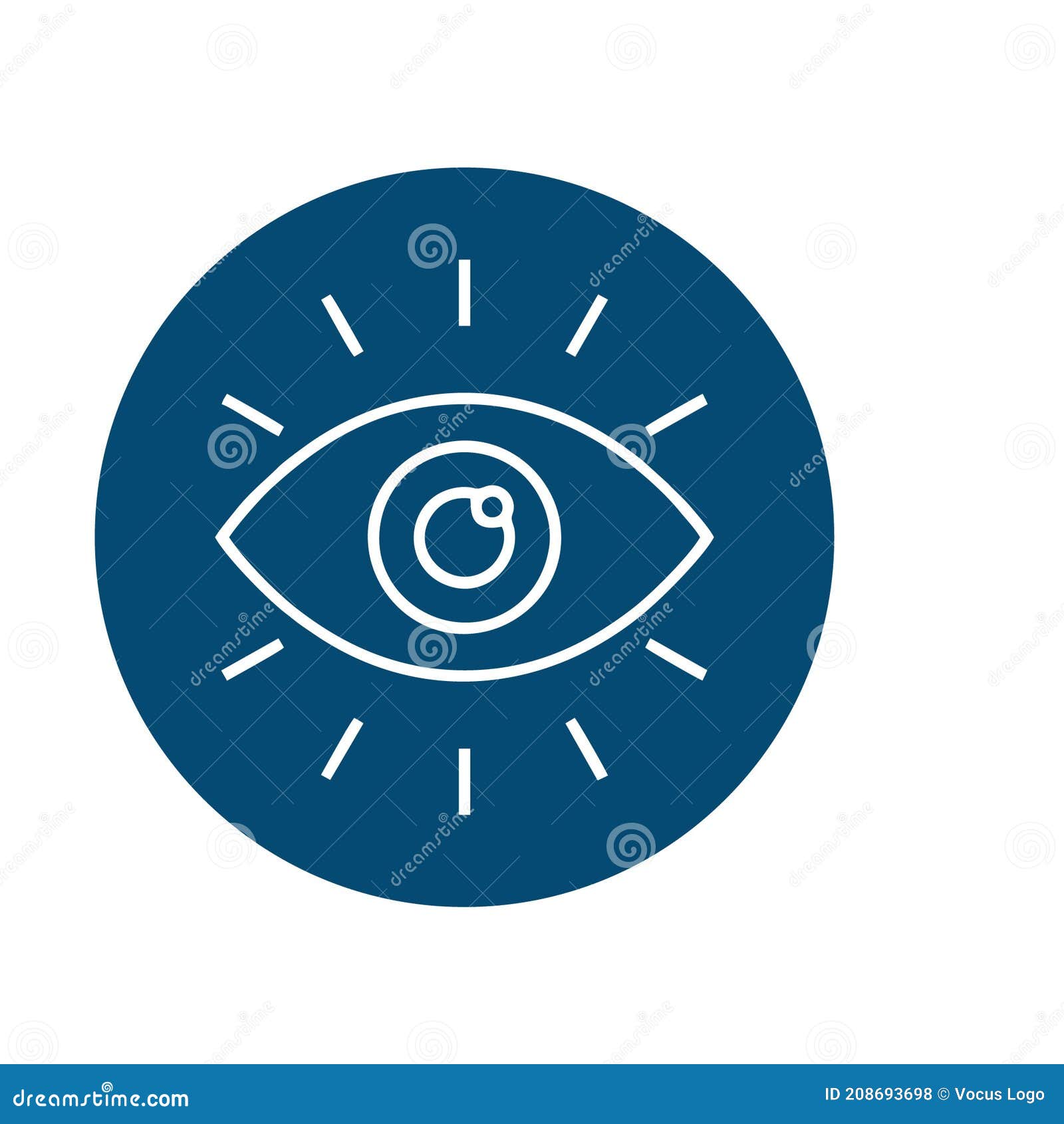 Eye Icon Vector. Look and Vision Symbol Stock Vector - Illustration of ...