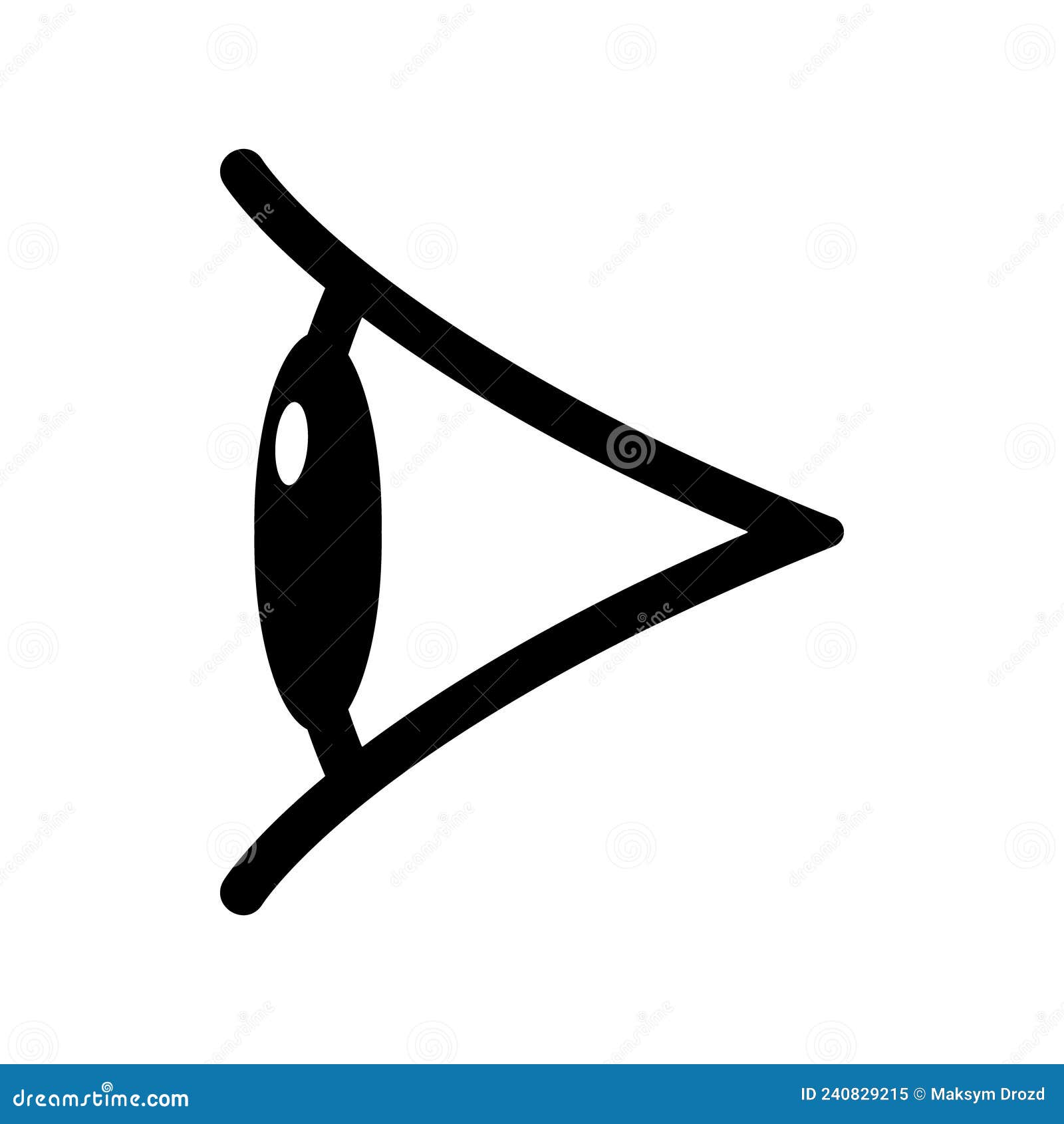 Eye Icon, Vector Symbol Isolated. Stock Vector - Illustration of ...