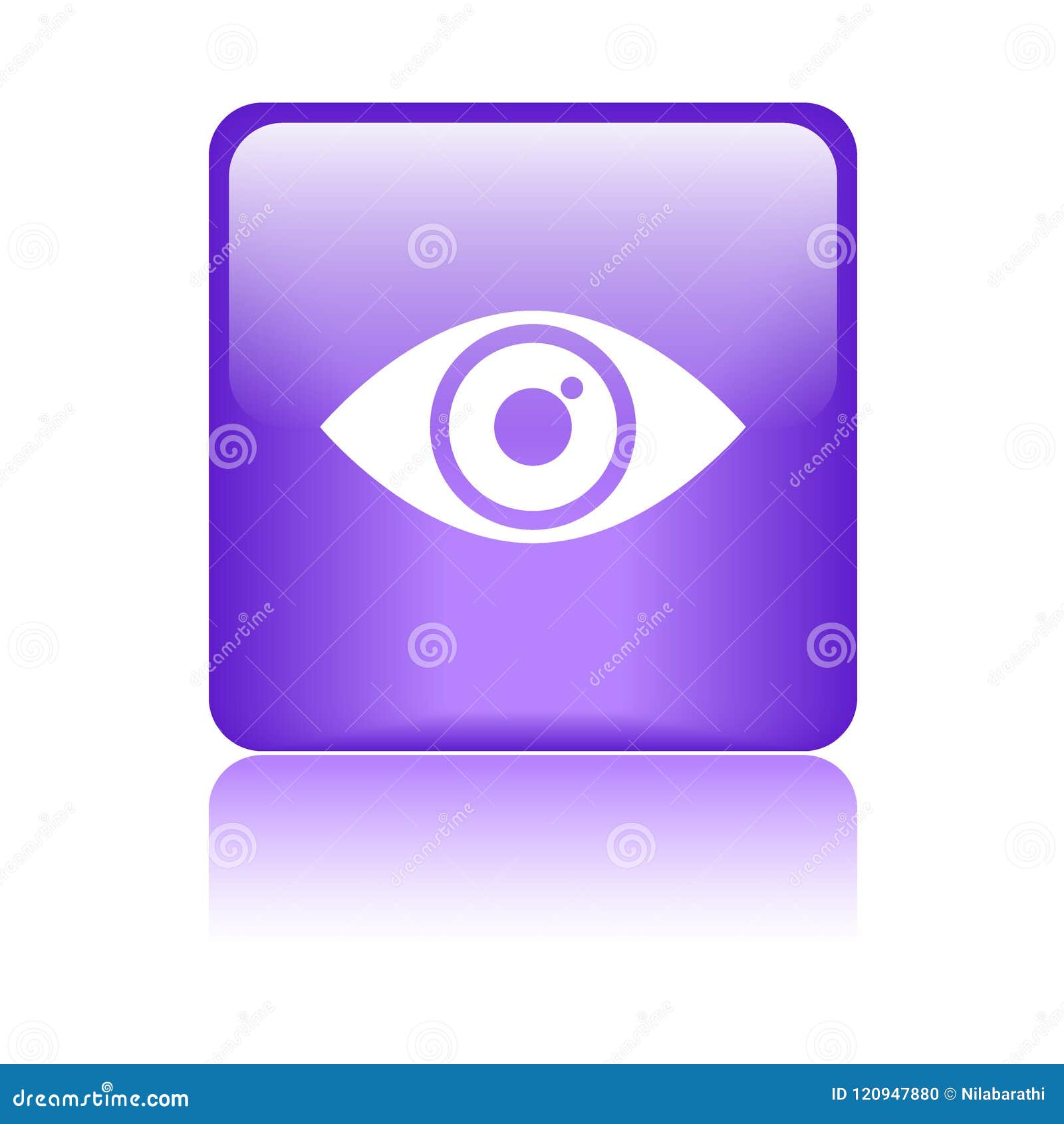 Eye sign web icon stock vector. Illustration of anatomy - 120947880