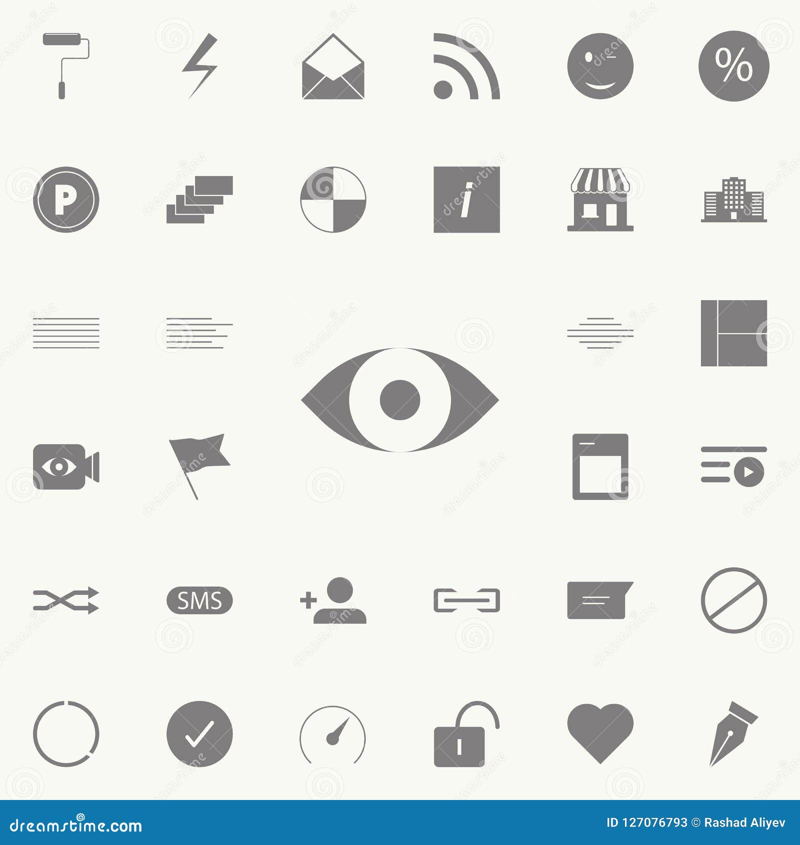 Eye Icon. Web Icons Universal Set for Web and Mobile Stock Illustration ...
