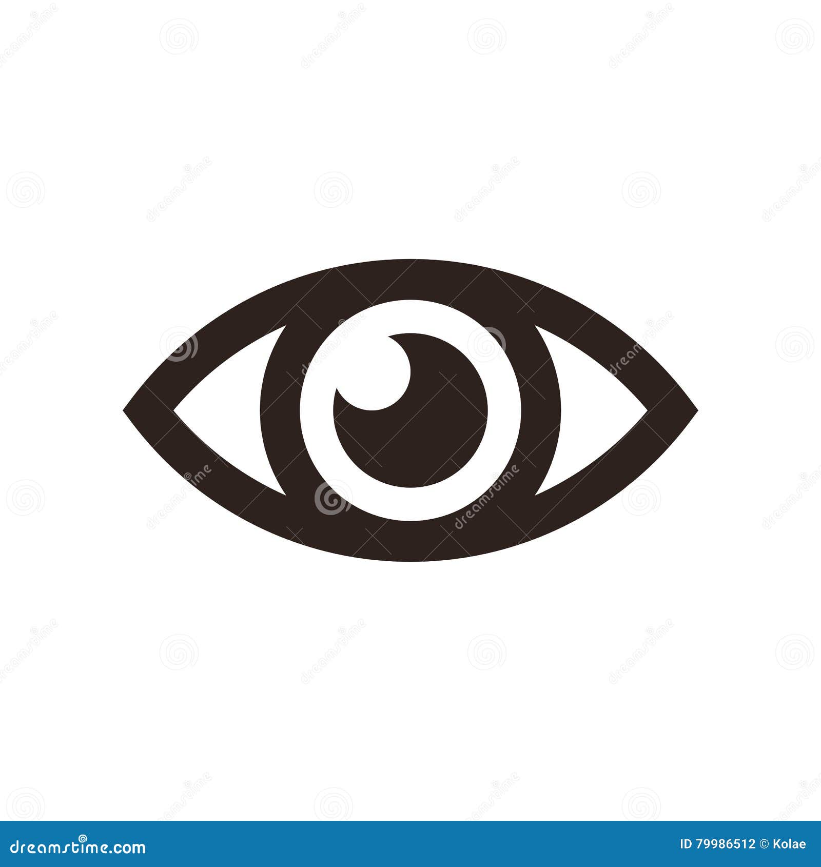 Eye Icon Vector Illustration | CartoonDealer.com #79986512