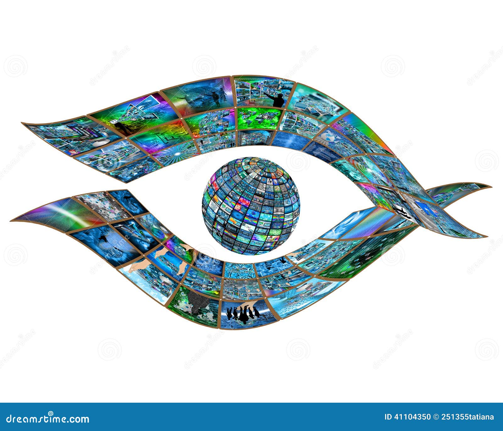 Eye of internet stock photo. Image of binary, earth, keyboard - 41104350