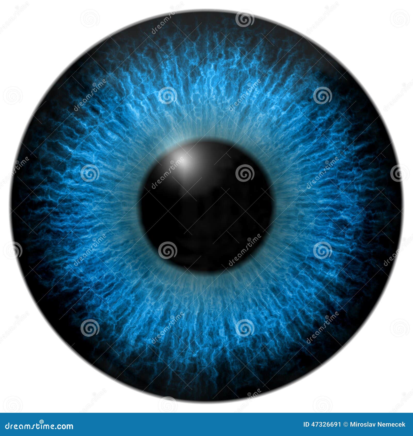 Eye Iris Generated Hires Texture Stock Illustration - Illustration of ...