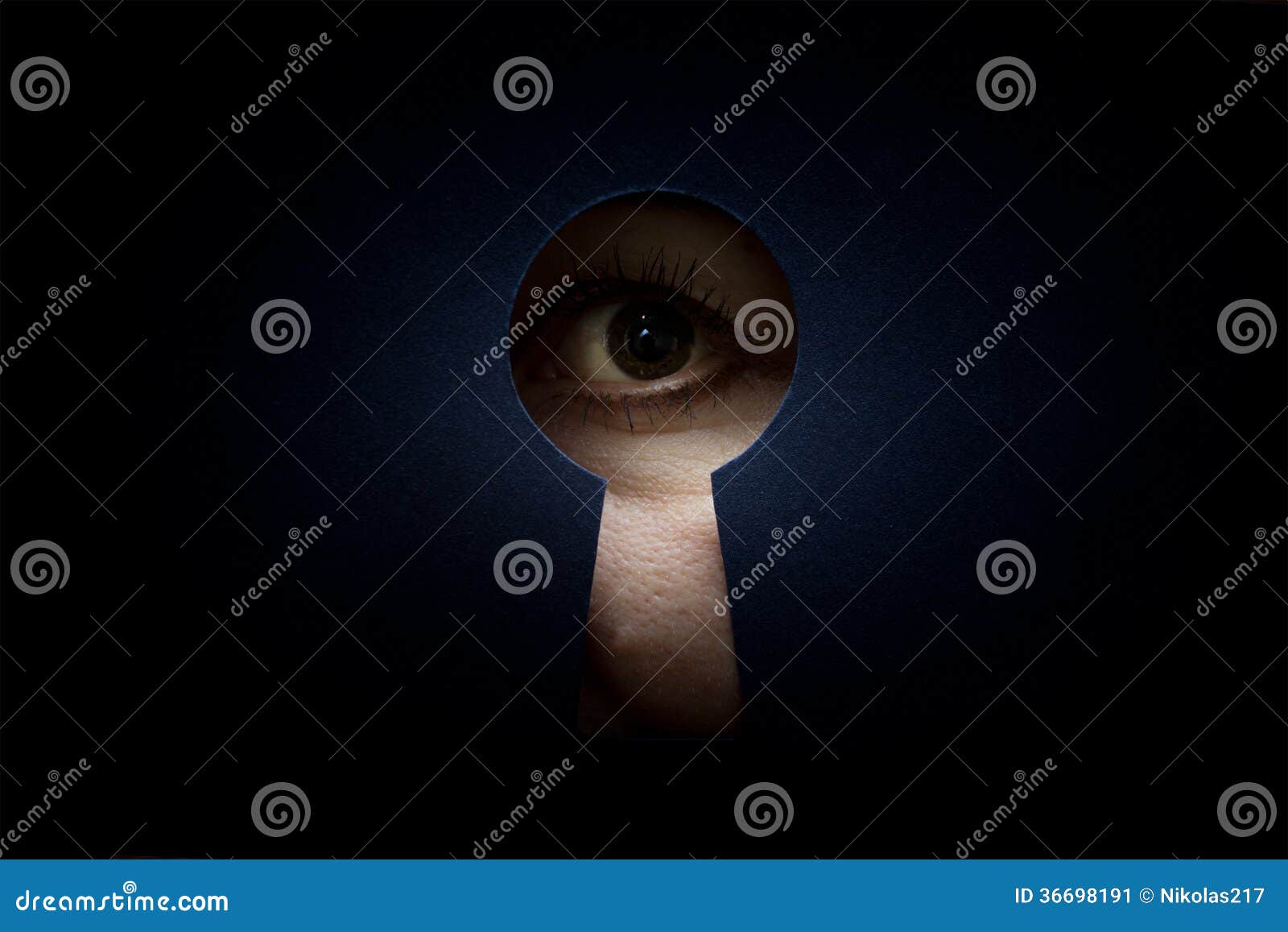 Eye in keyhole stock image. Image of mystery, halloween - 36698191