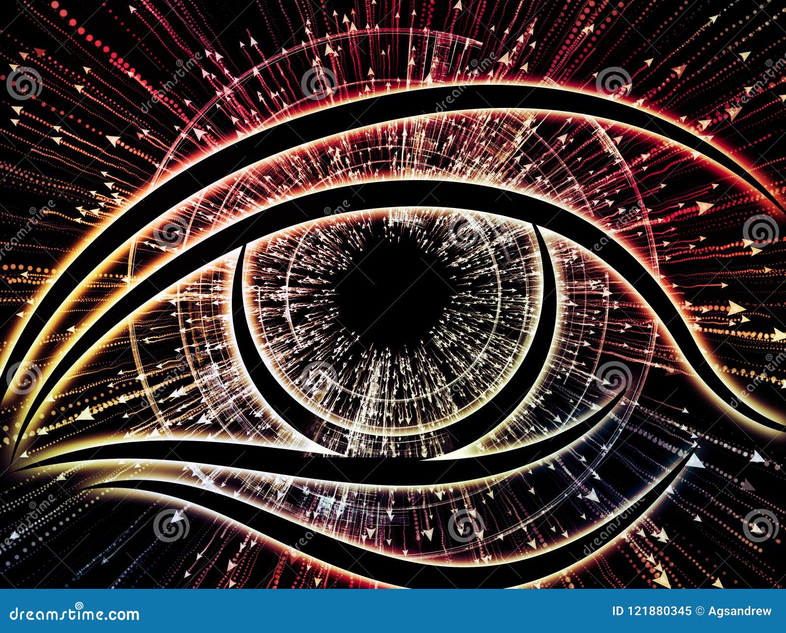 Complex Visual Information stock illustration. Illustration of ...