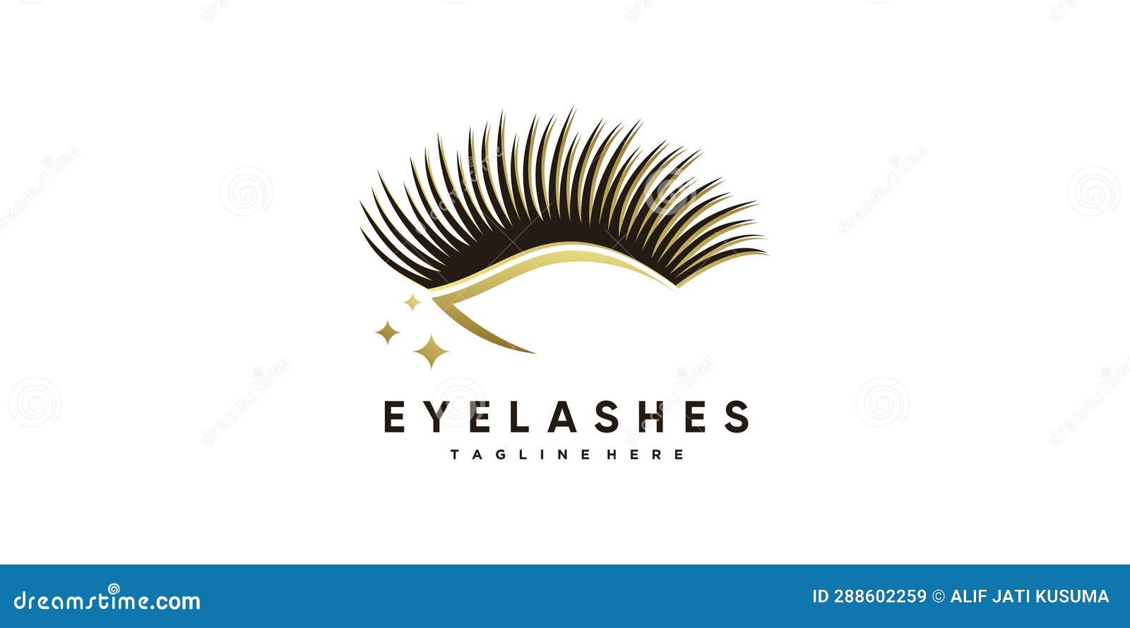 Eye Lashes Logo Design Concept Premium Vector Stock Vector ...