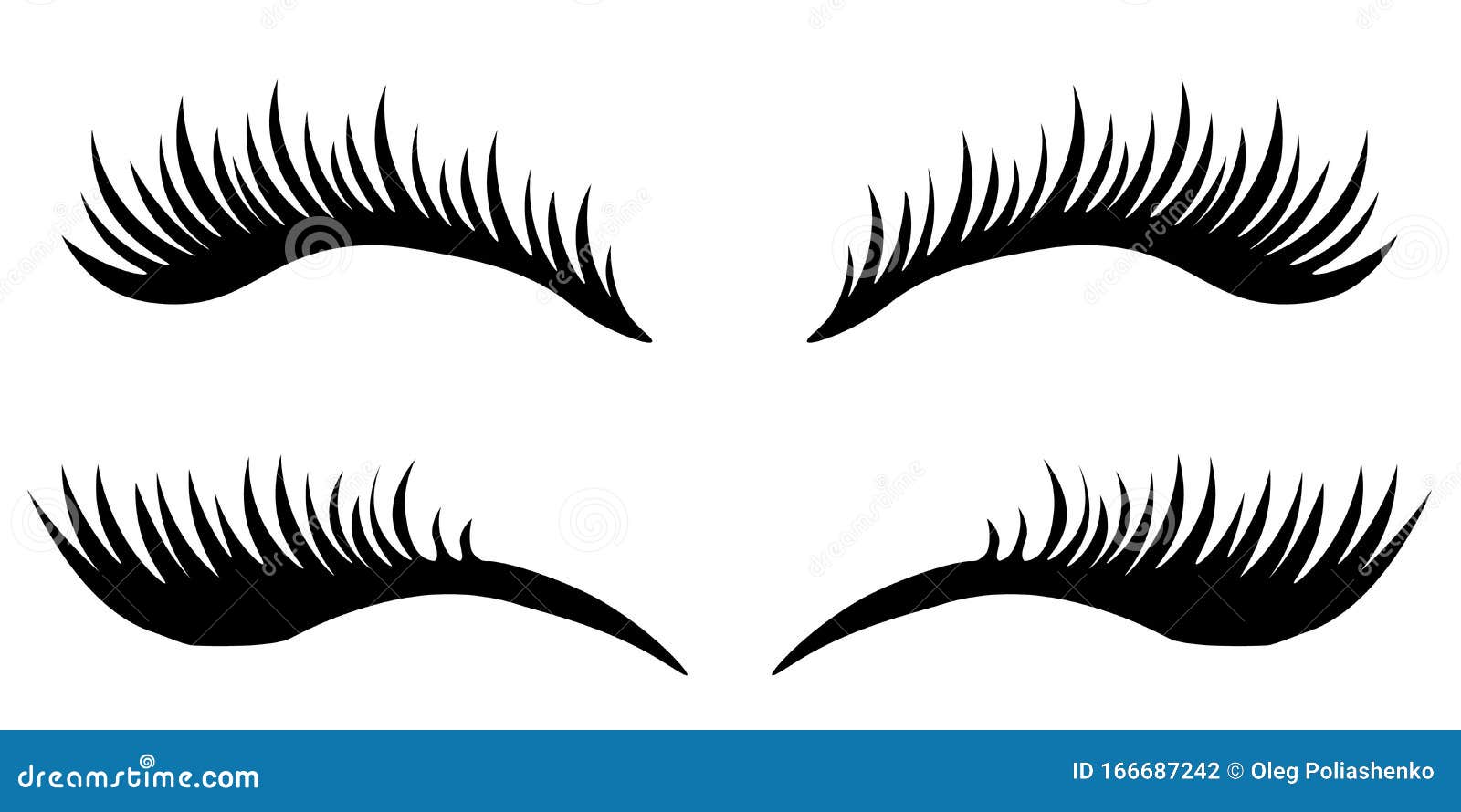 Eye Lashes Vector Icon. Vector Stock Vector - Illustration of girly ...