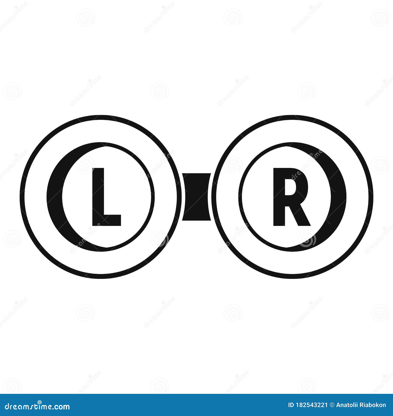 Eye Lens Boxes Icon, Simple Style Stock Vector - Illustration of health ...