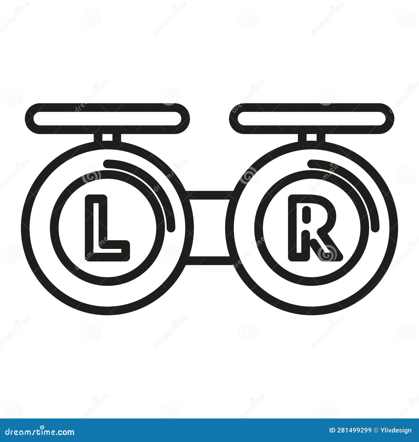 Eye Lens Case Icon Outline Vector. Visual Exam Stock Illustration ...