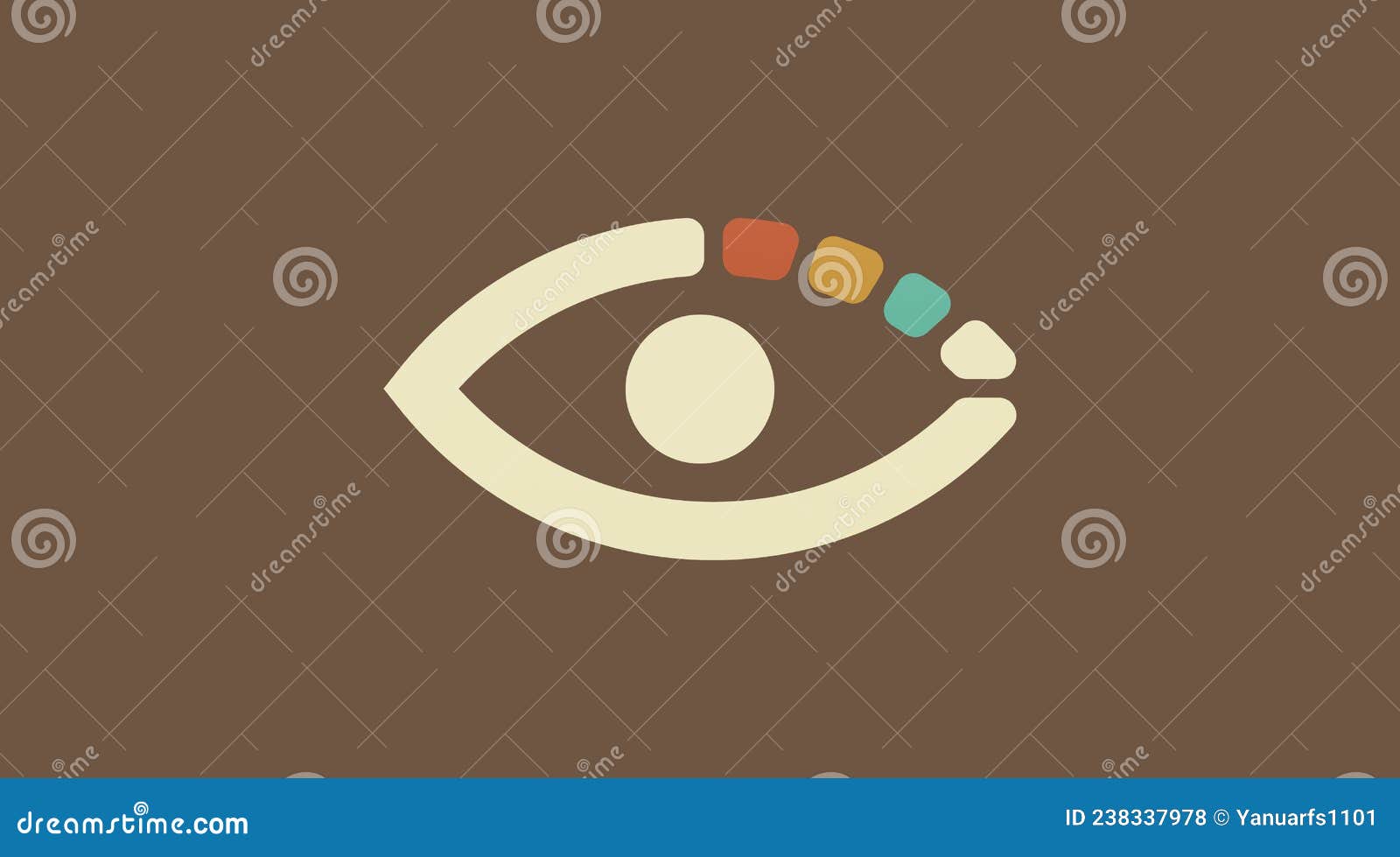 An Eye Logo Design Concept Vector Stock Vector - Illustration of ...