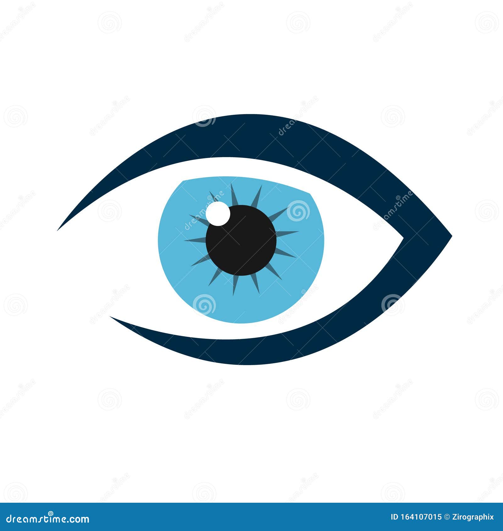 Eye Logo Vector Illustration Design Stock Illustration - Illustration ...
