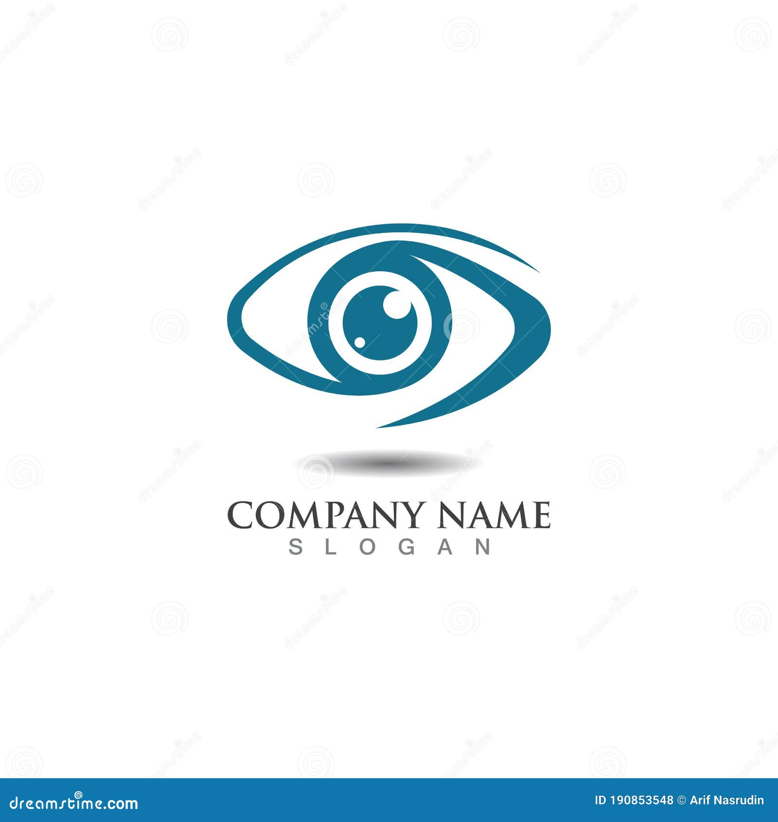 Eye Logo Vision Abstract Simple Design Vector Template Stock ...