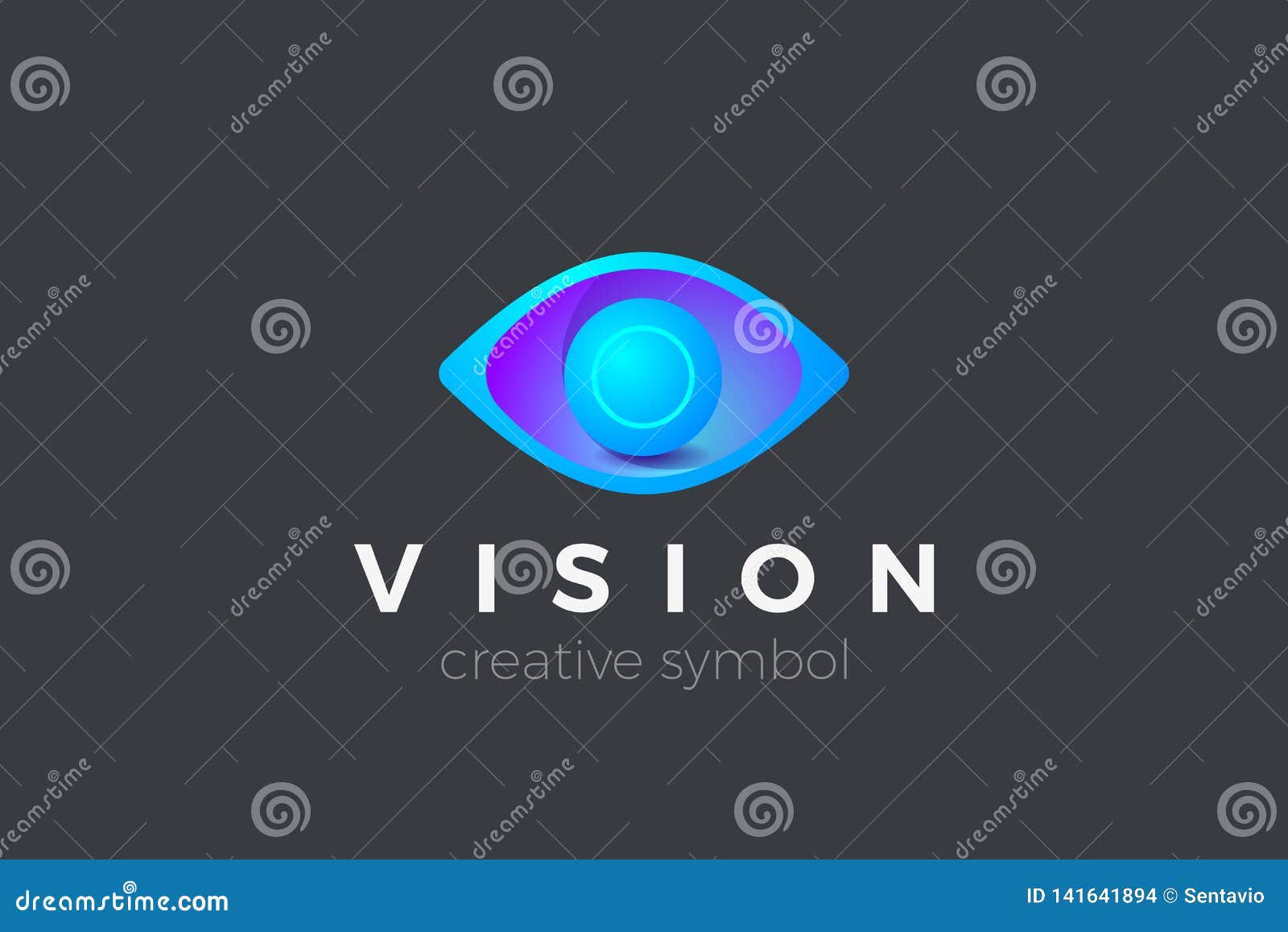 Eye Logo Vision Design Vector Template Stock Vector - Illustration of ...