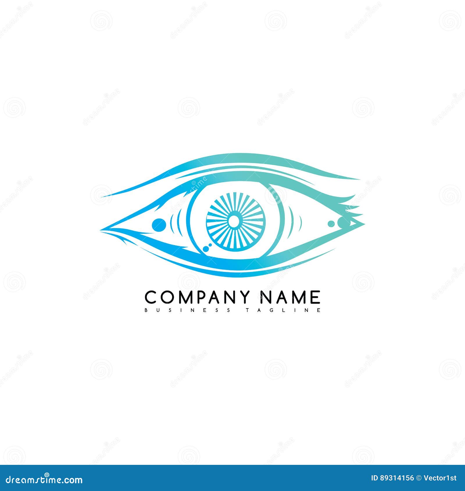 Eye Look See Logo Logotype Template Art Stock Vector - Illustration of ...