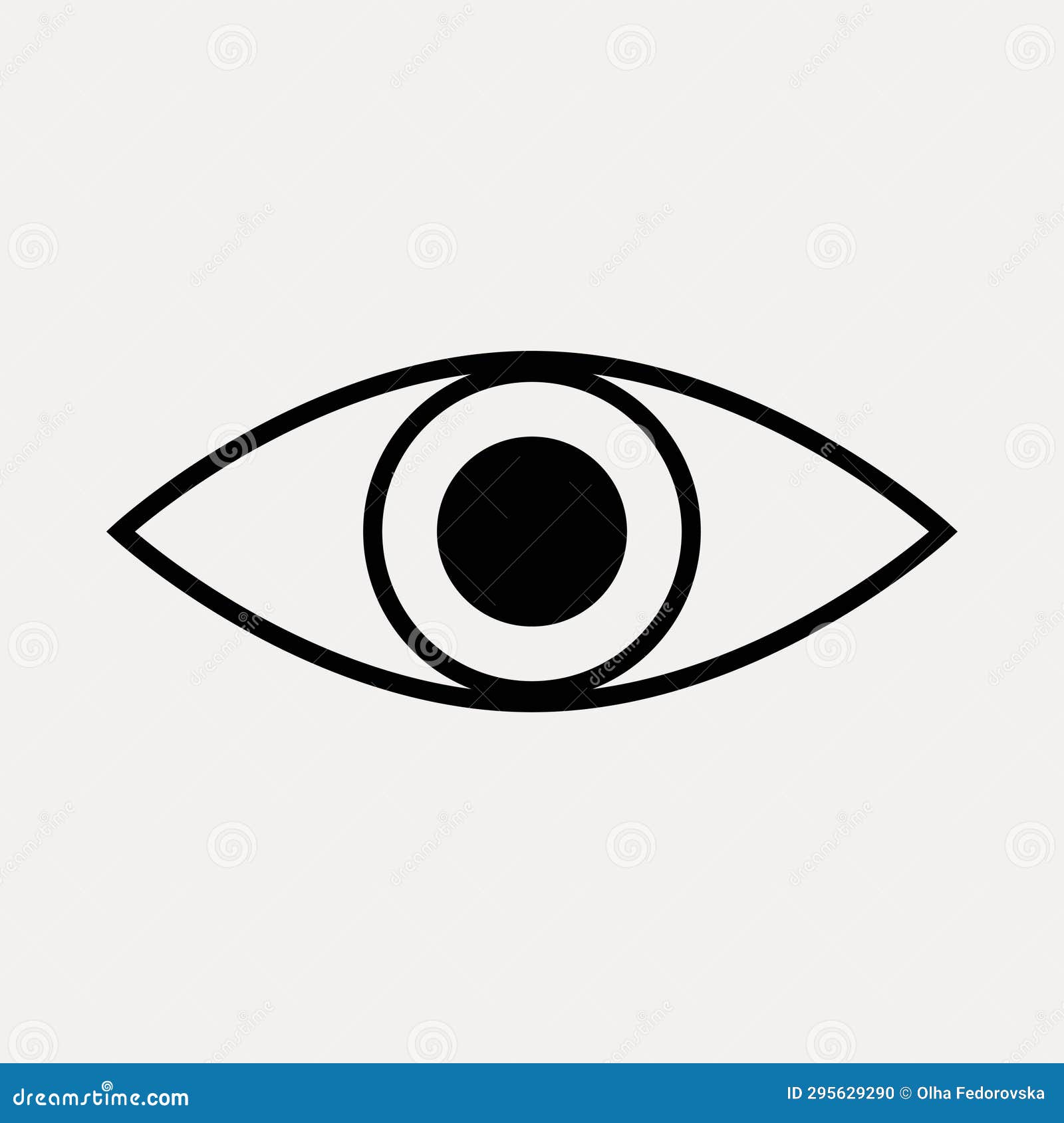Eye, Magic Eye. Abstract Minimalistic Clean and Simple Circle Design ...