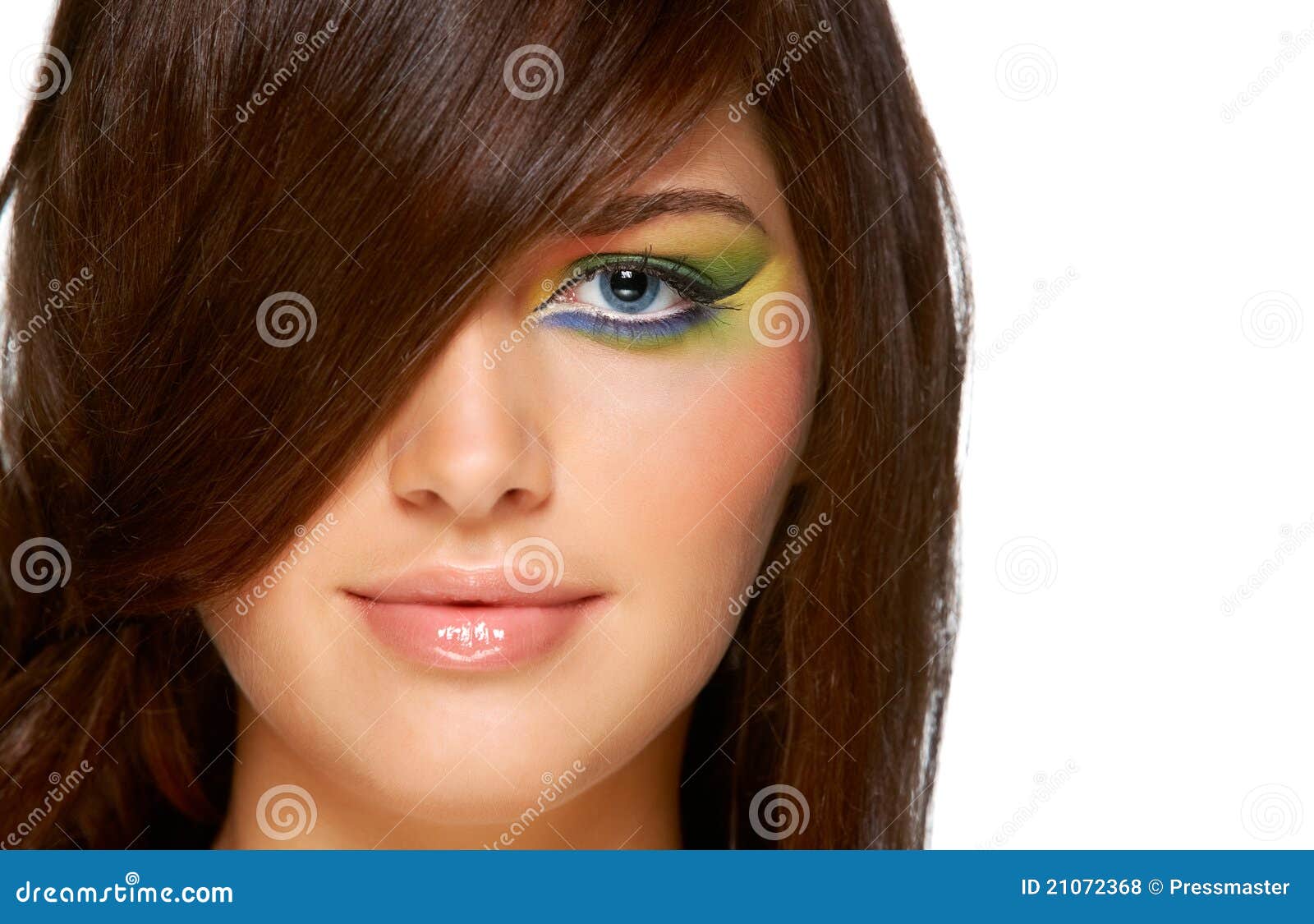Eye makeup stock photo. Image of human, fringe, glamorous - 21072368