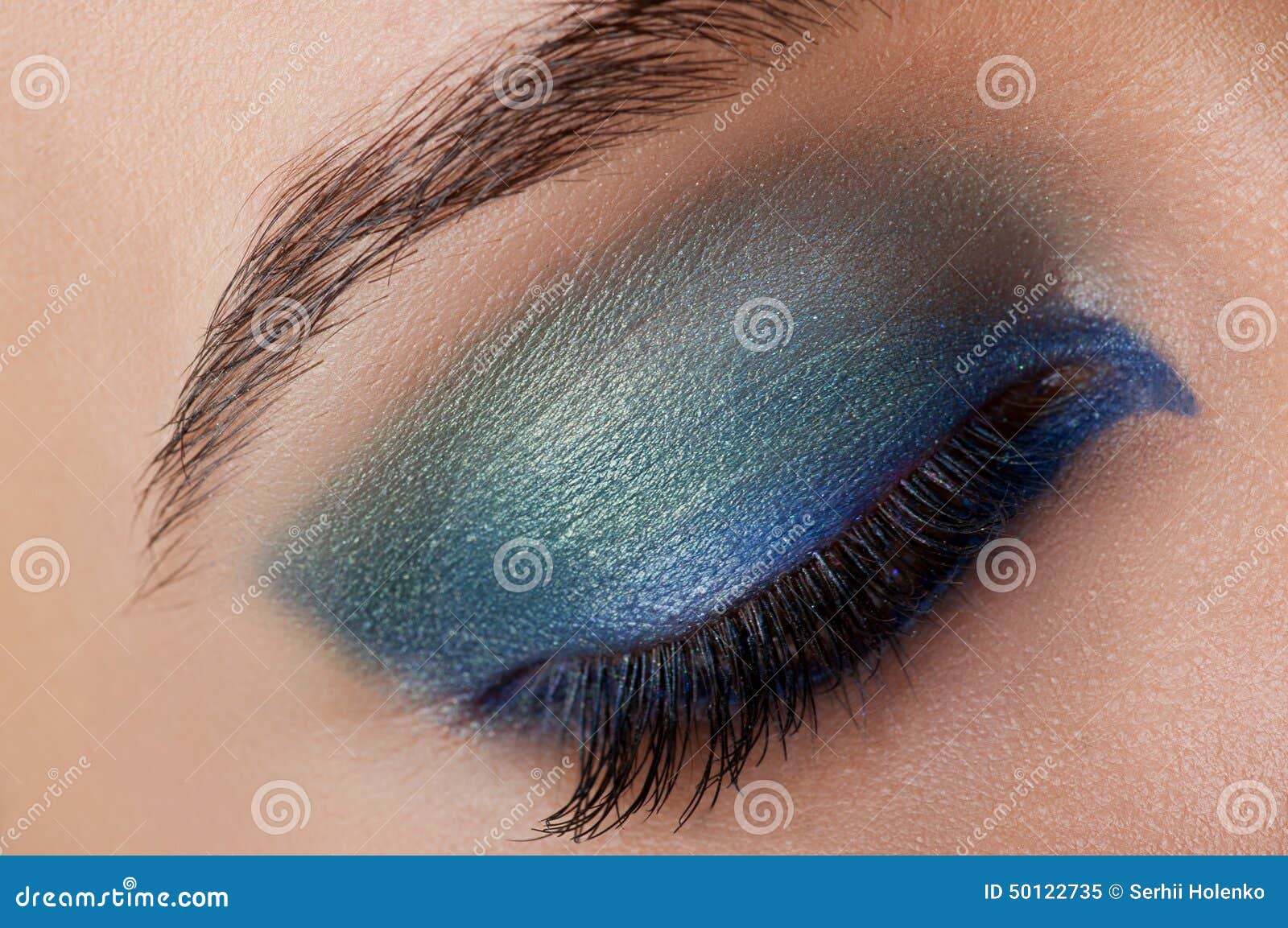 Eye Makeup stock image. Image of club, leather, eyebrows - 50122735