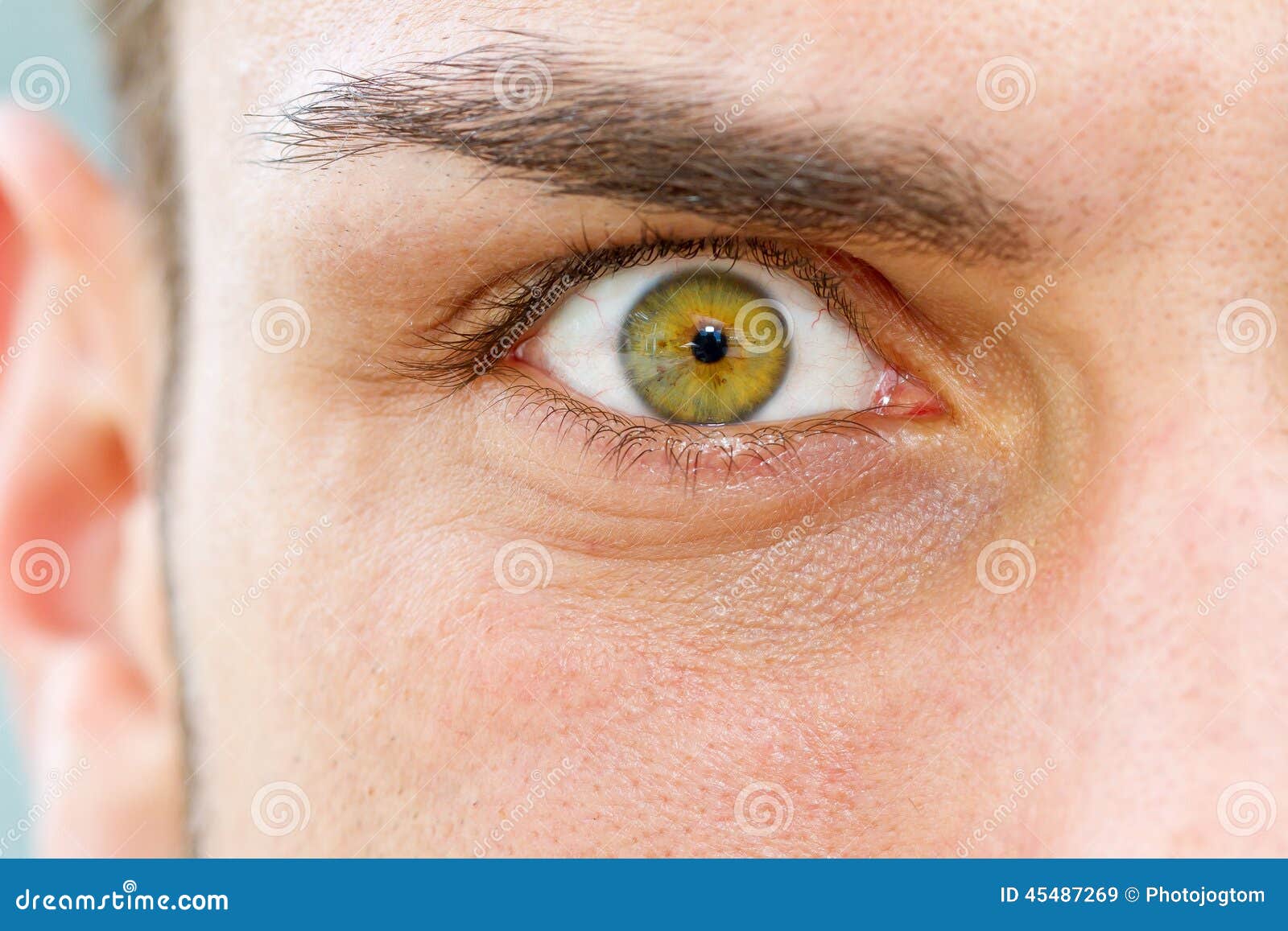 Eye of man stock image. Image of beautiful, health, couriosity - 45487269