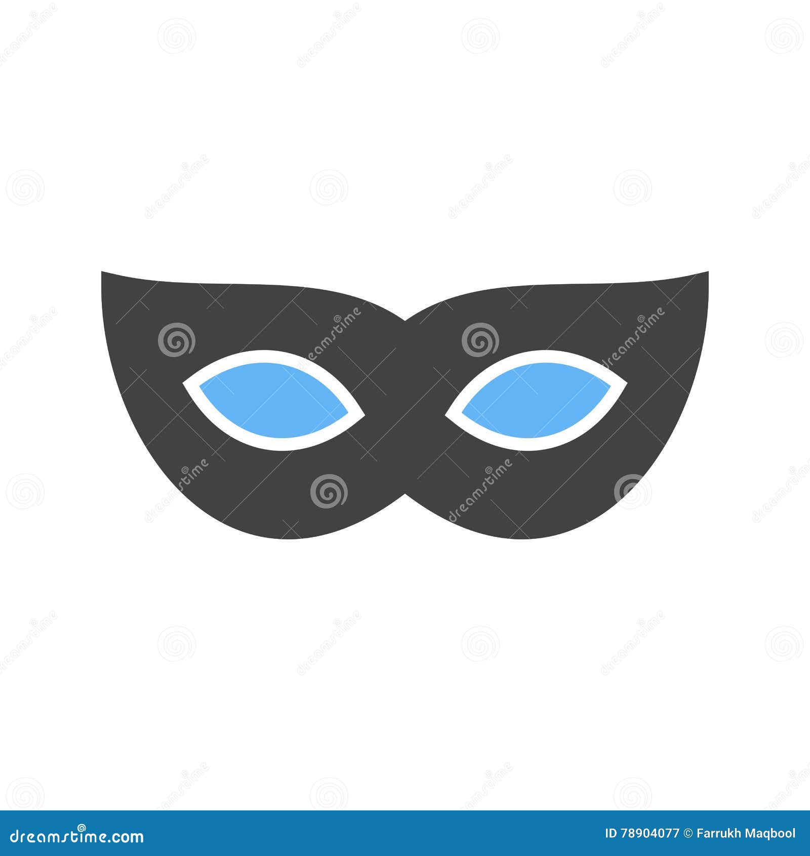 Eye Mask stock vector. Illustration of relax, fashion - 78904077
