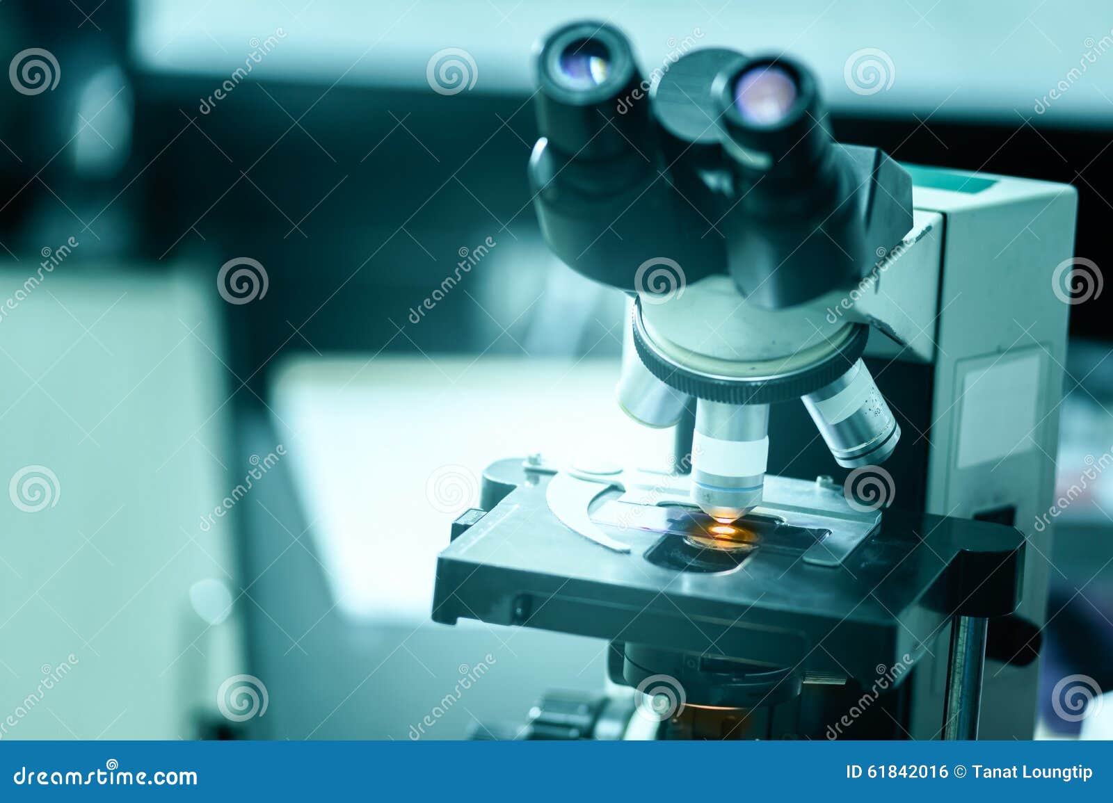 Eye Microscope for Diagnostic Disease Stock Photo - Image of slide ...