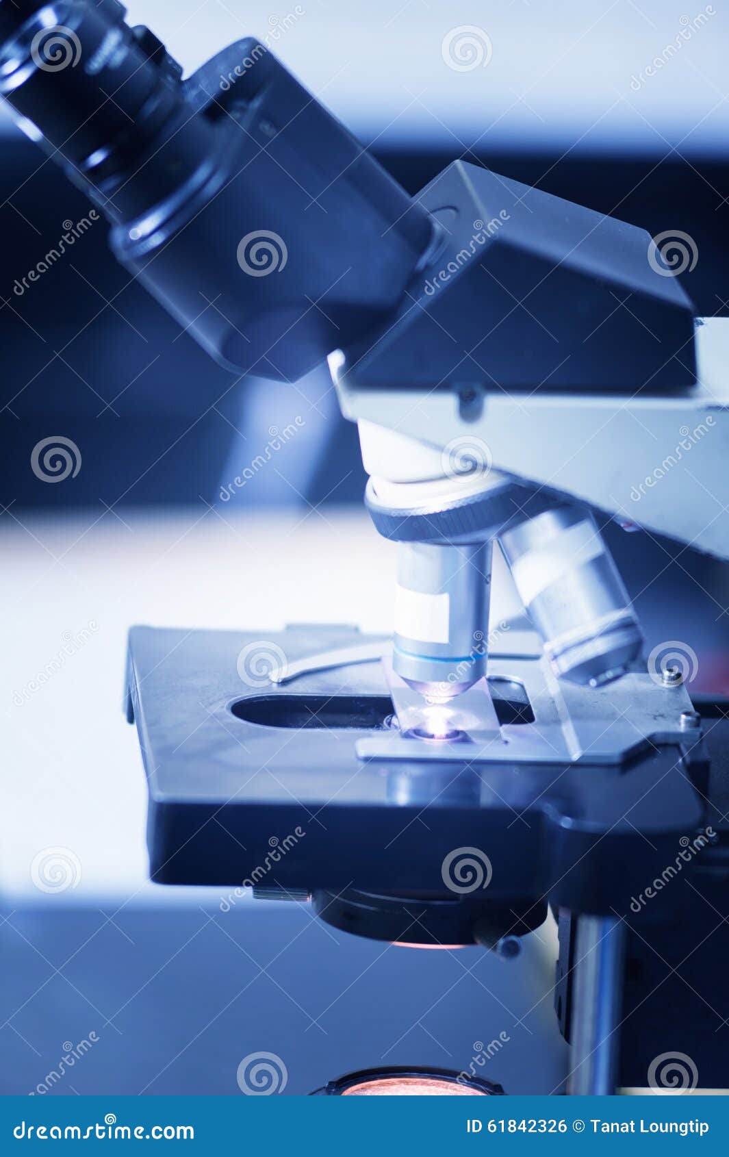 Eye Microscope for Diagnostic Disease Stock Photo - Image of slide ...