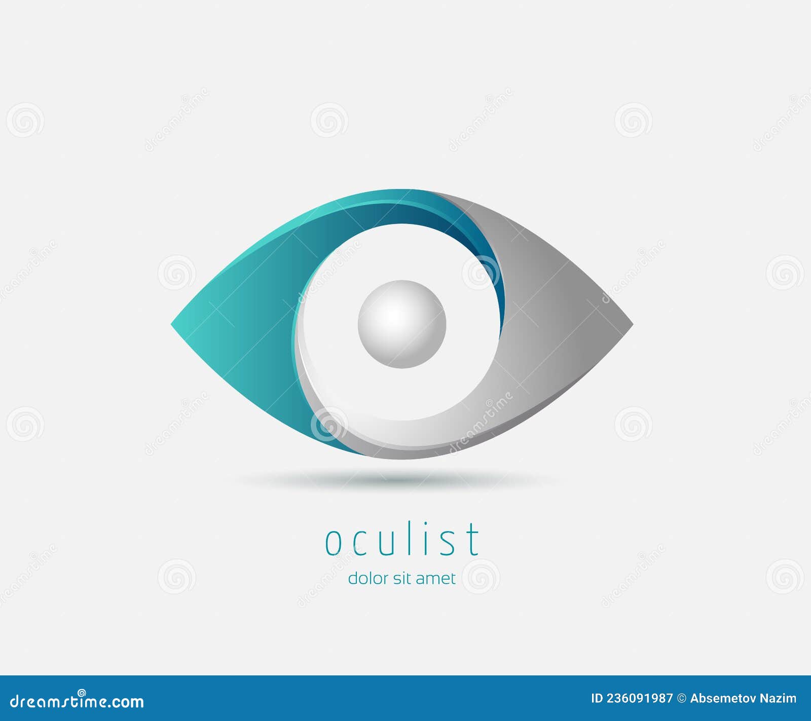 Eye Optic Abstract Shape Logo Design Template Stock Vector ...