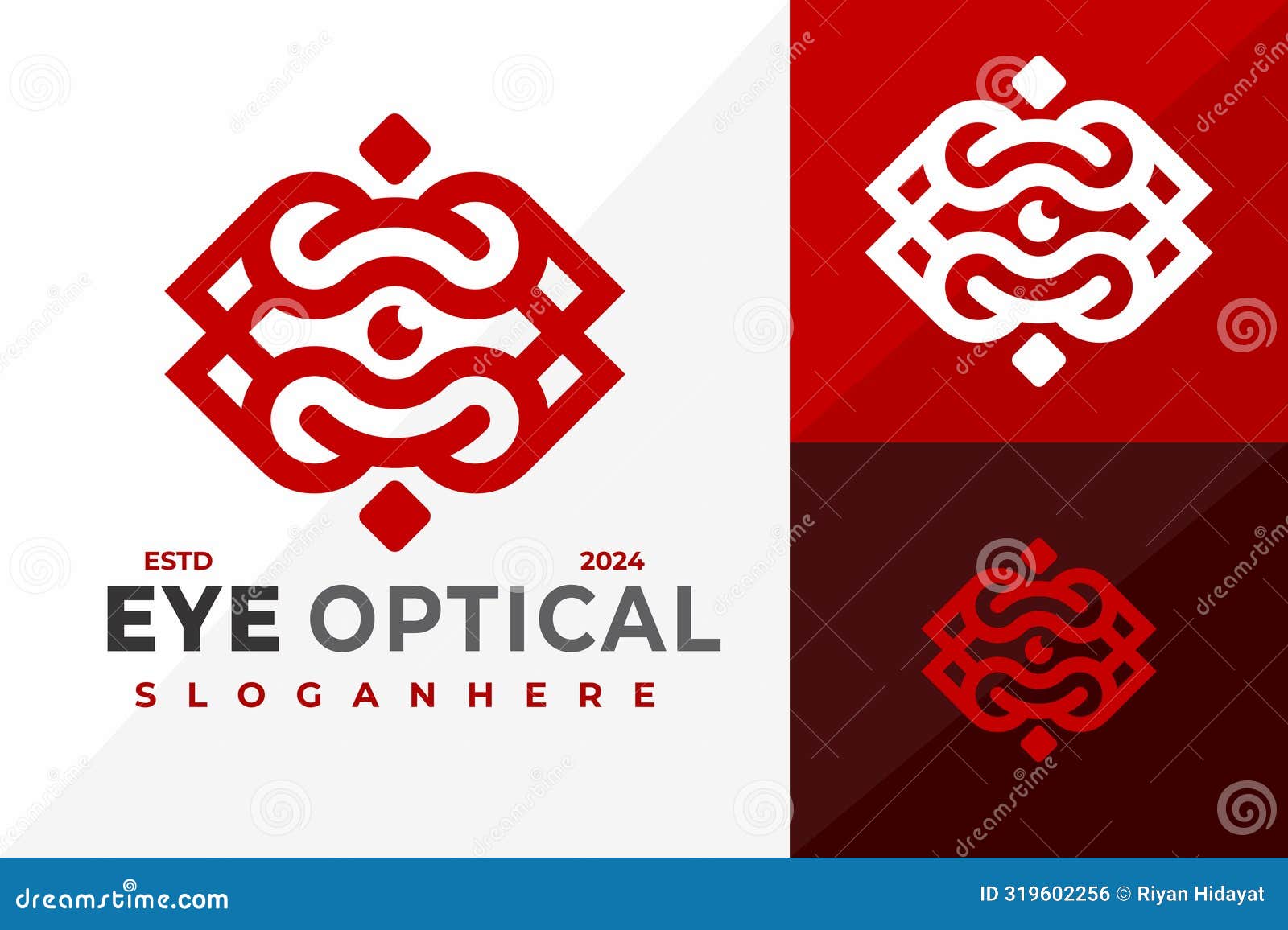 Eye Optical Logo Design Vector Symbol Icon Illustration Stock Vector ...
