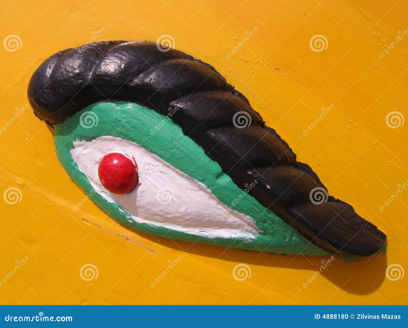 The eye of Osiris. stock photo. Image of symbol, unique - 4888180