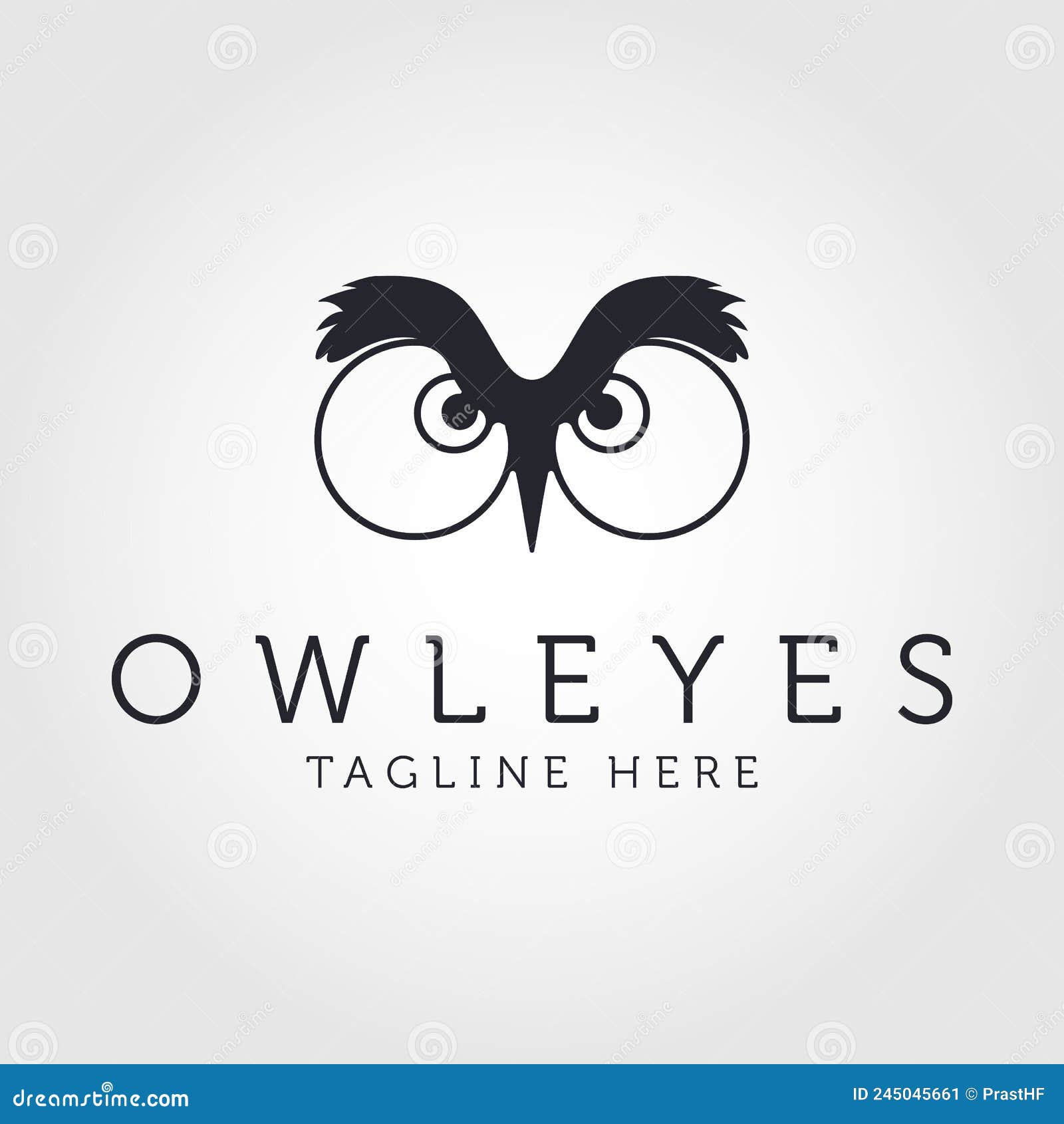 Eye Owl Logo Vector Template Design Stock Vector - Illustration of ...