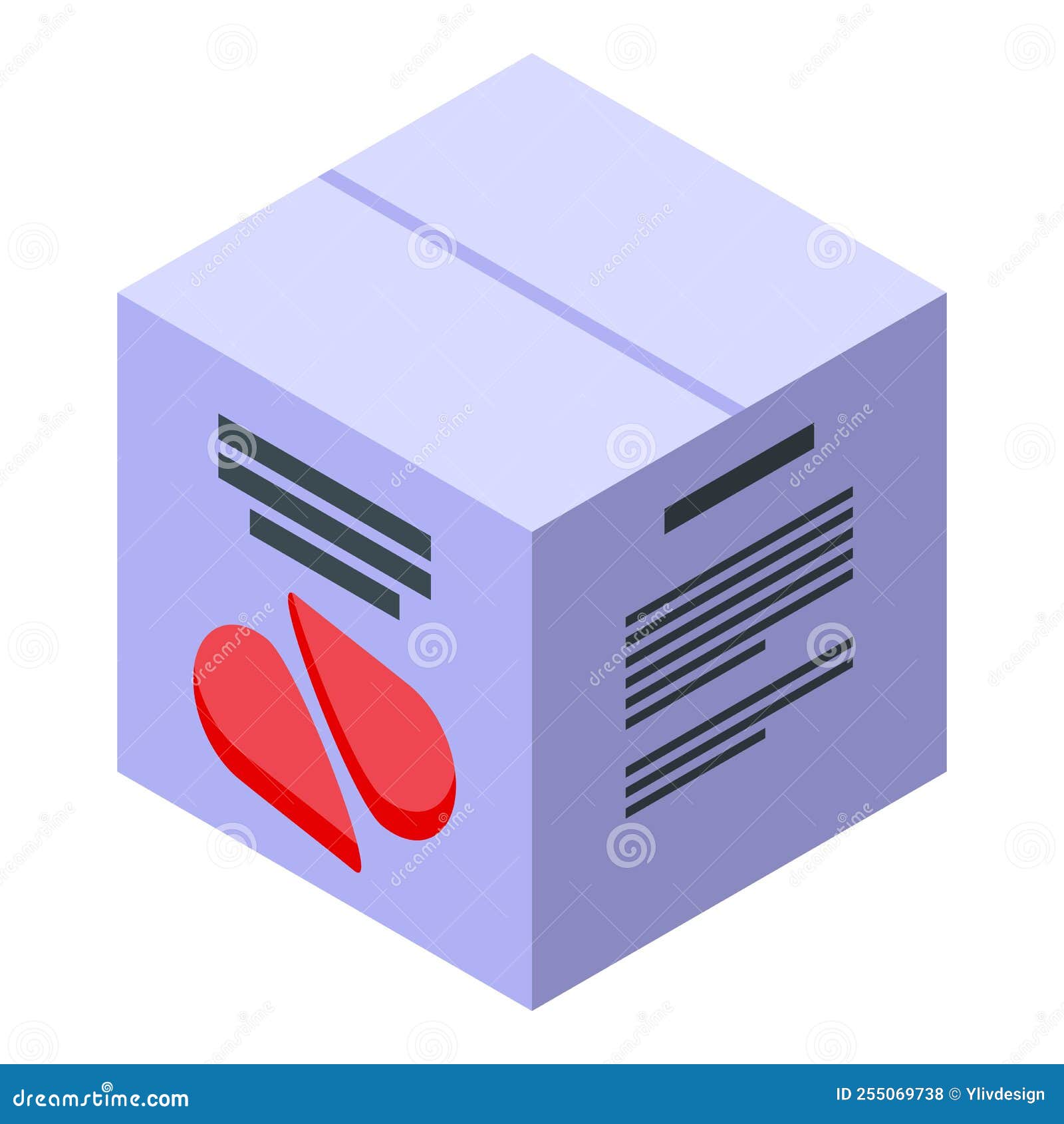 Eye Patch Box Icon Isometric Vector. Gel Beauty Stock Vector ...