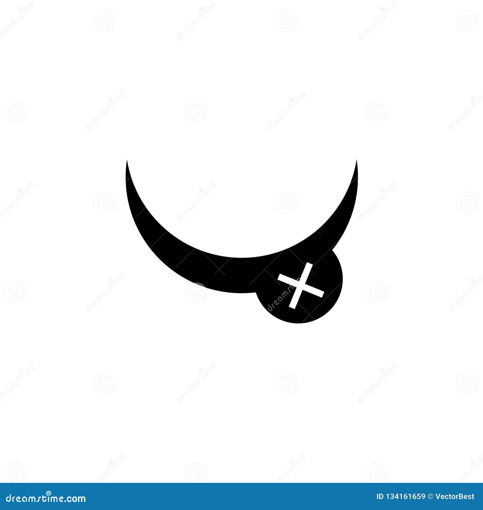 Eye Patch Icon Vector Sign and Symbol Isolated on White Background, Eye ...