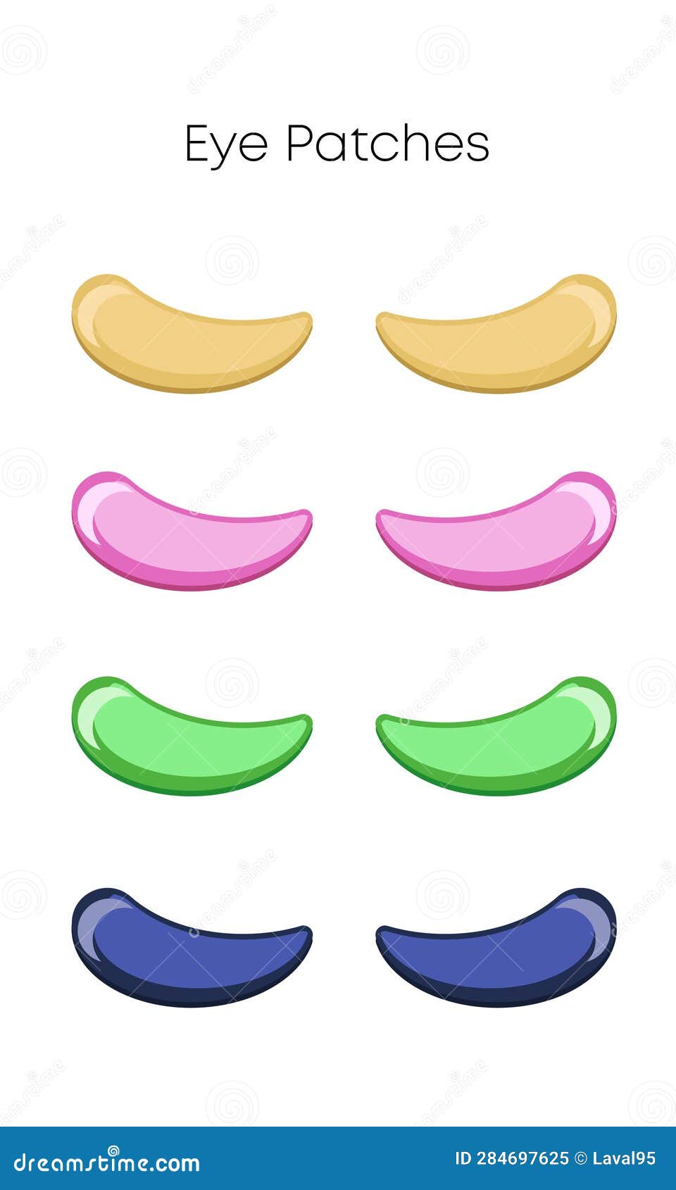 Eye Patches, Vector Illustration High Detail Stock Vector ...