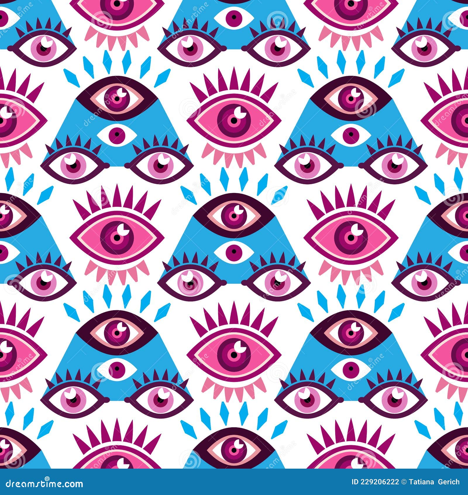 Eye pattern 16 stock illustration. Illustration of color - 229206222