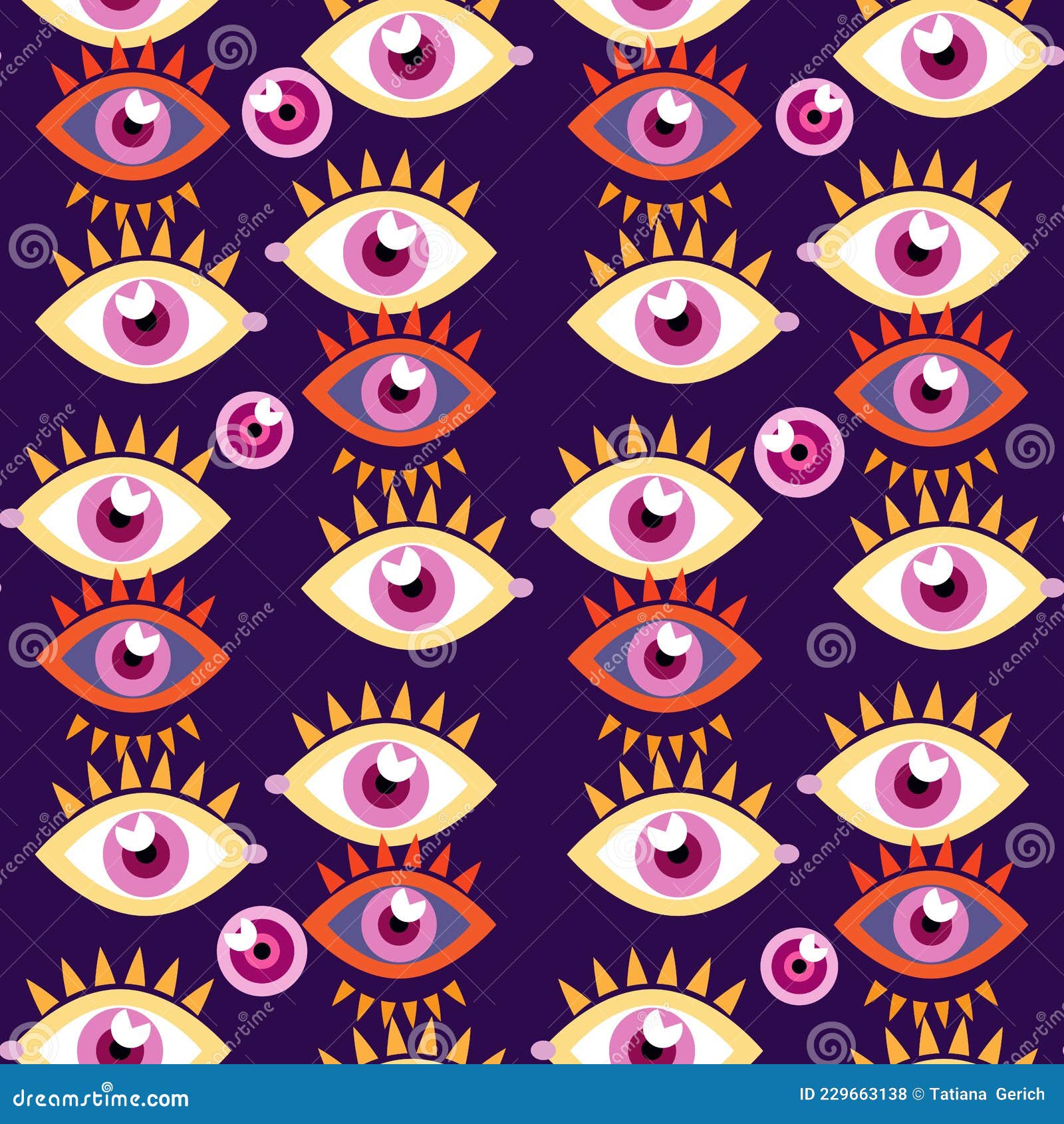 Eye pattern 12 stock vector. Illustration of eyelid - 229663138