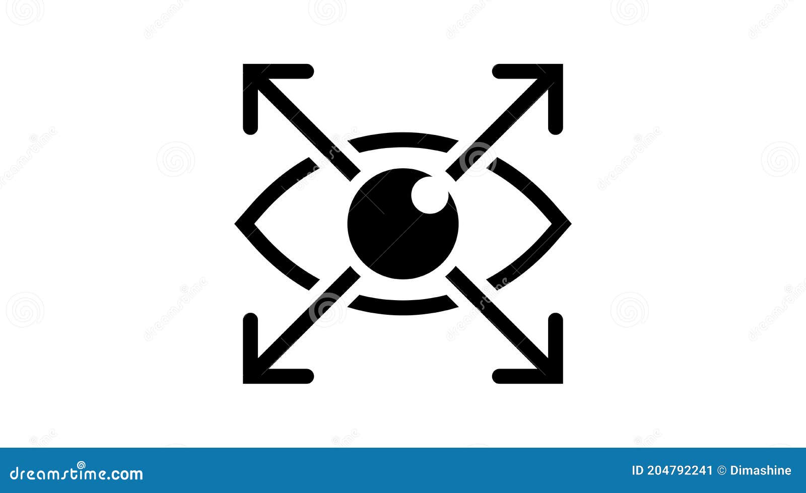Cyber Vision Symbol Vector Logo.Eye Circuit Icon. | CartoonDealer.com ...