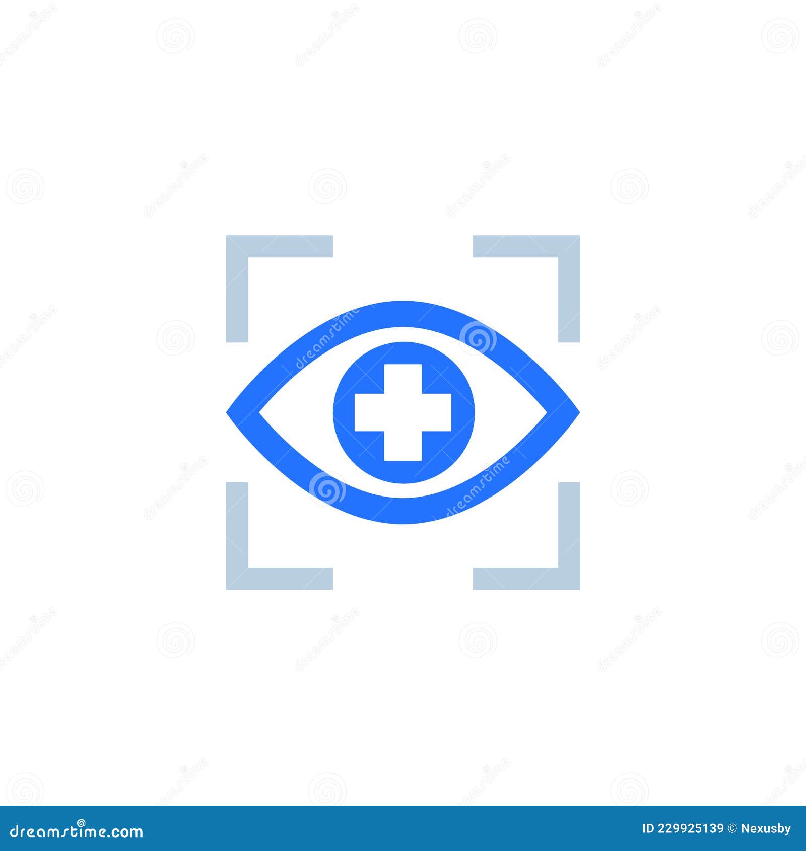 Eye with Plus Logo, Vector Icon Stock Vector - Illustration of logo ...