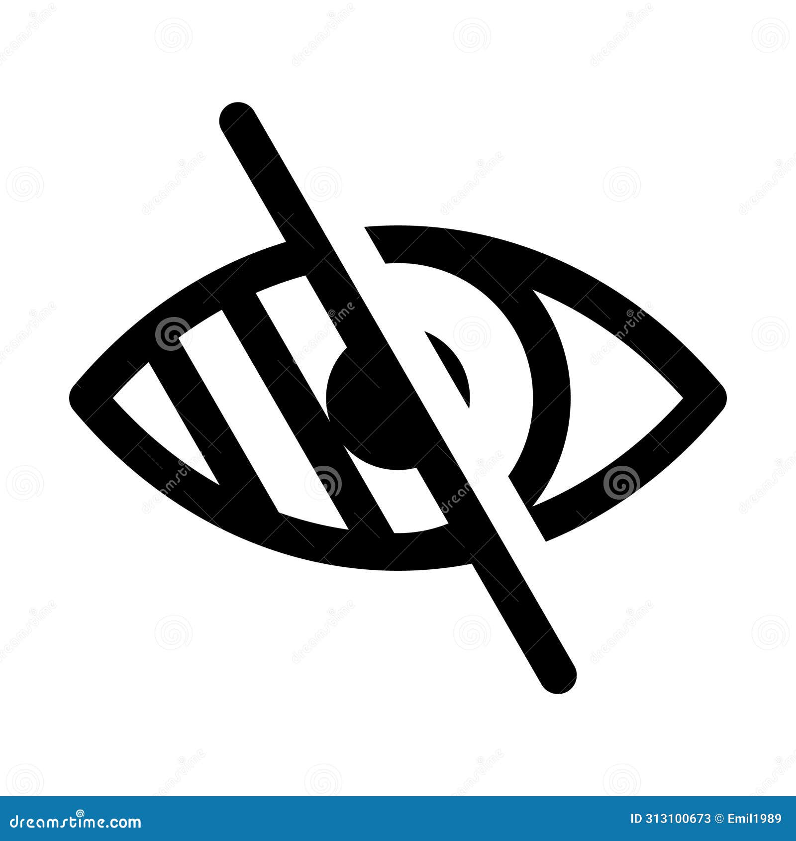 Eye Problem. Blind Icon Set. Stock Illustration - Illustration of blind ...