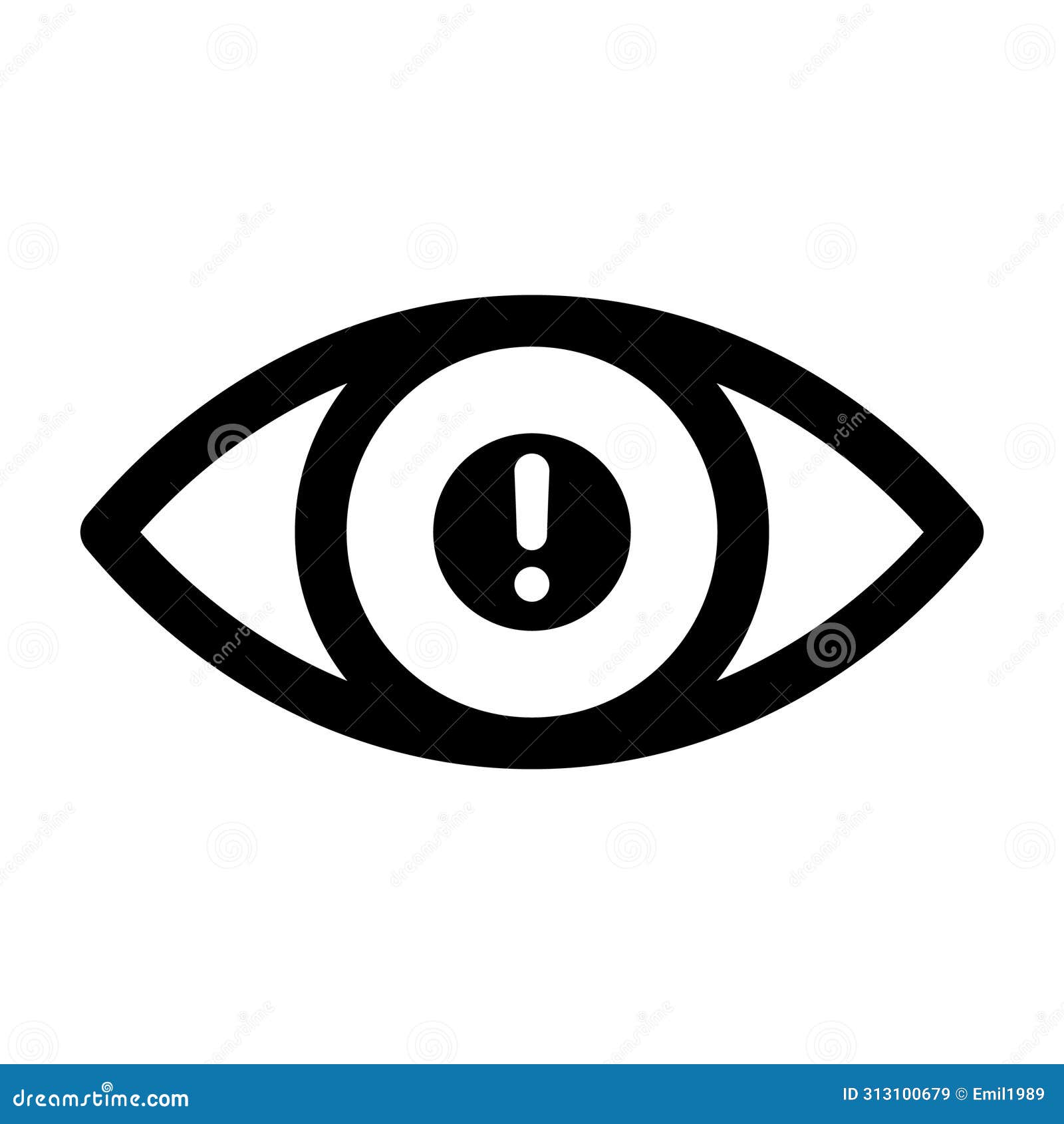 Eye Problem. Blind Icon Set. Stock Illustration - Illustration of ...