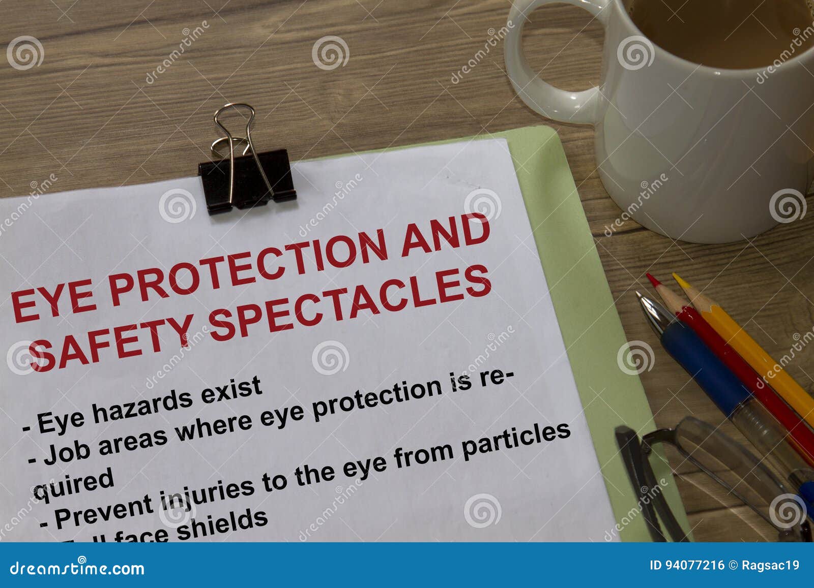 Eye protection stock photo. Image of lecture, particles - 94077216